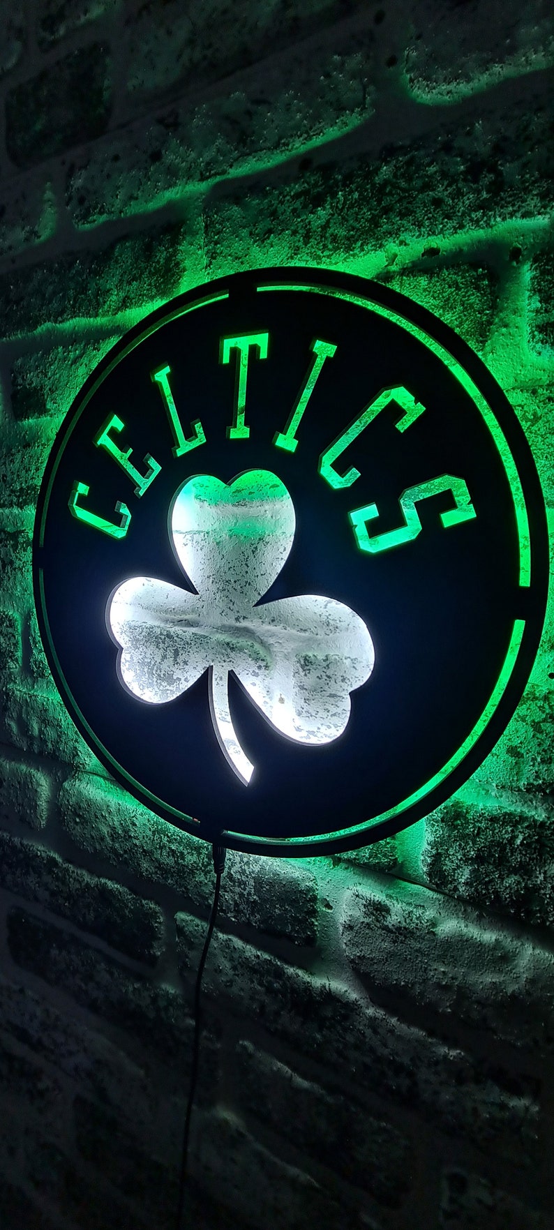 Boston Celtics Led Sign Boston Celtics Basketball Fans Led Light ...