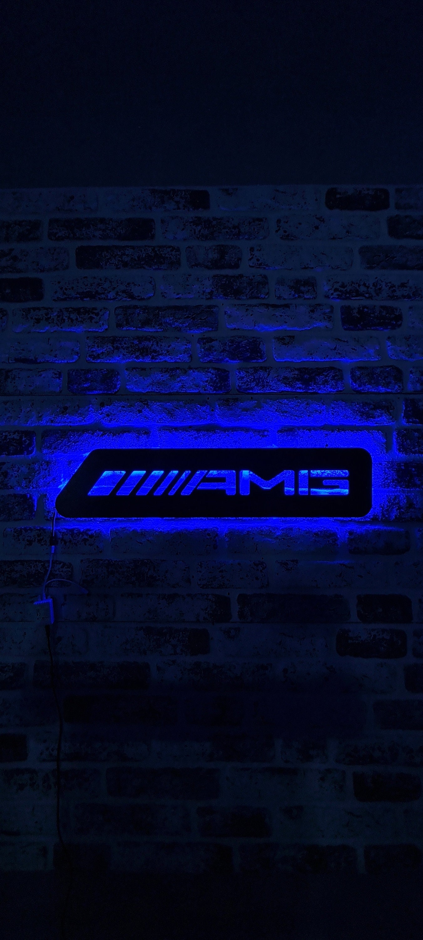 Mercedes Benz Amg Car Led Sign Amg Led Light Amg Wall Decor Gifts for ...