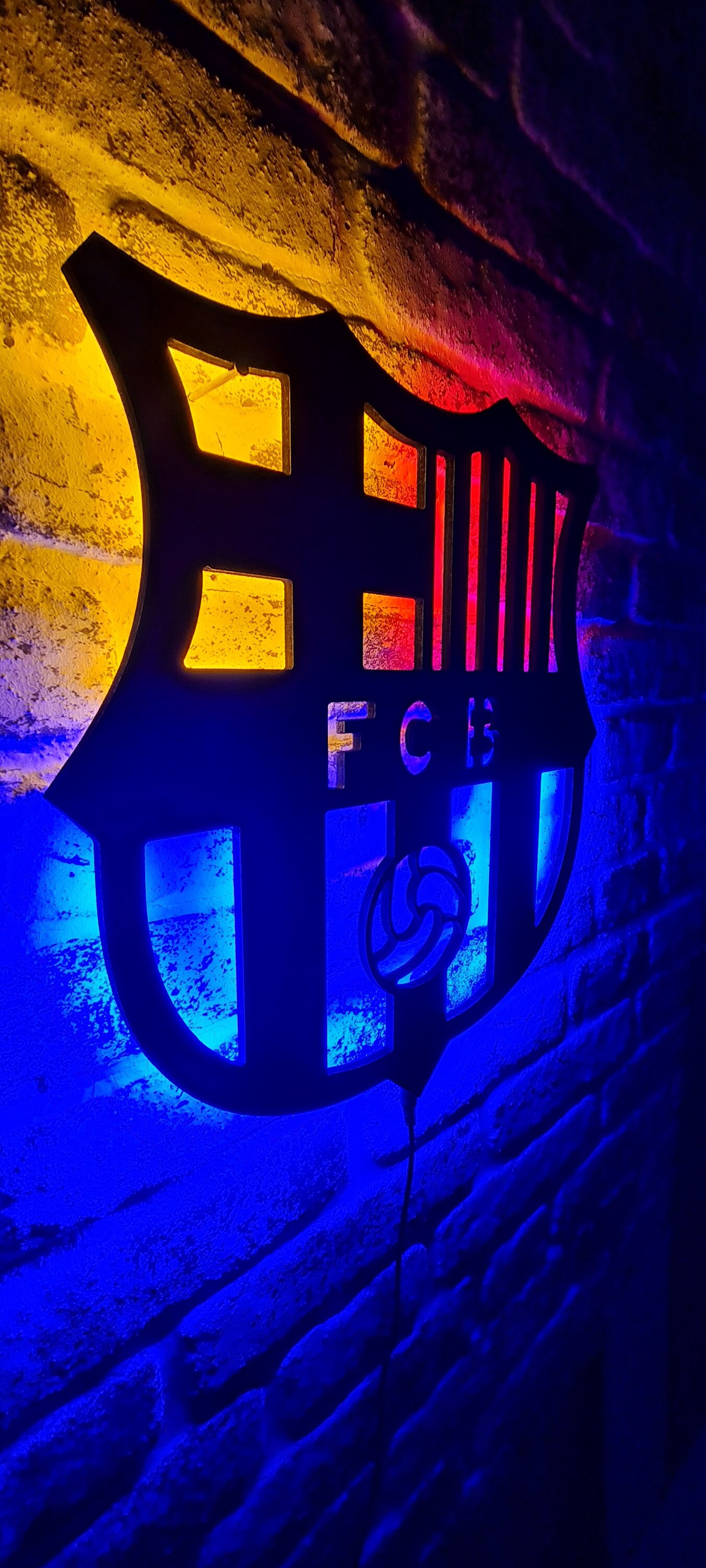 F.C. Barcelona Led Sign La Liga Football Team Fans Led Light Barcelona ...