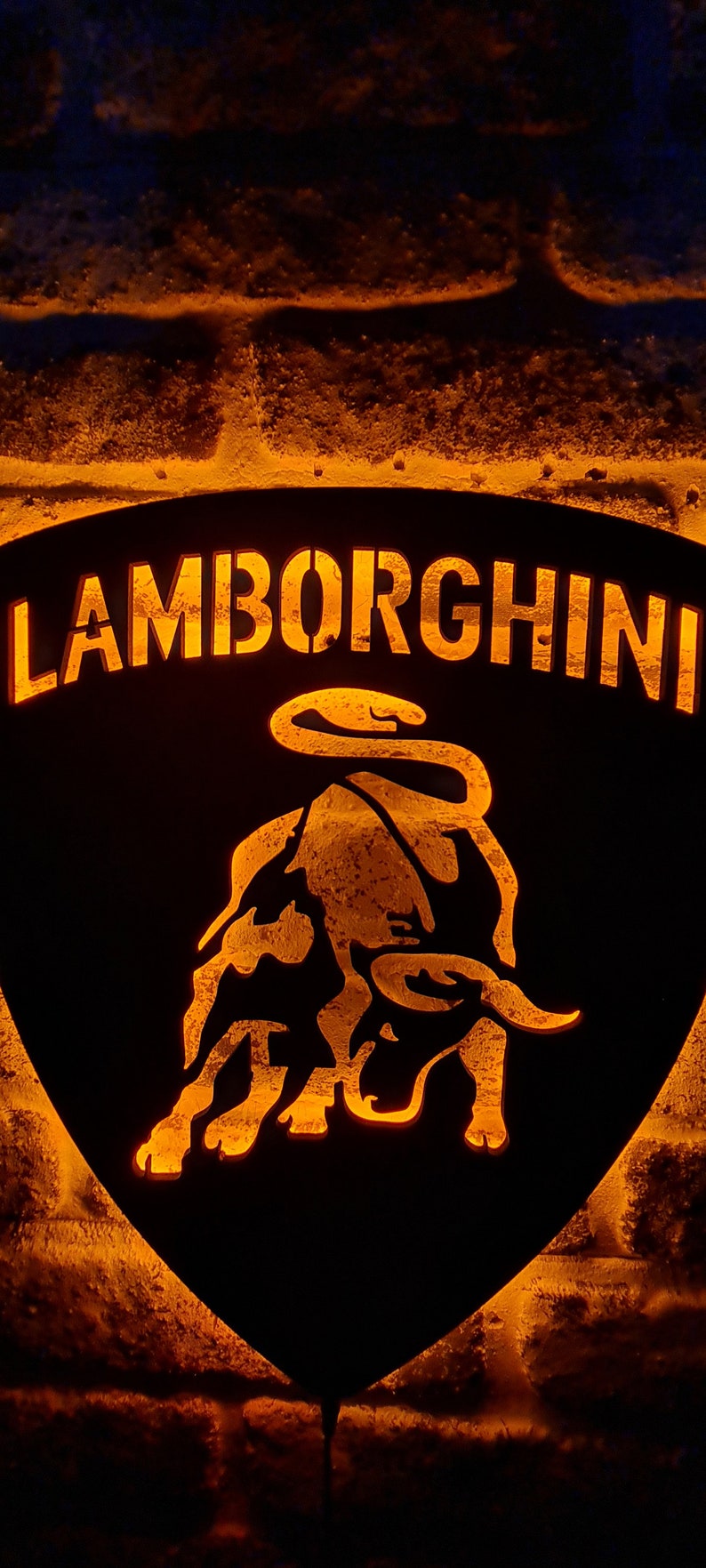Lamborghini Led Sign Lmaborghini Fans Led Light Lighted Garage Decor ...