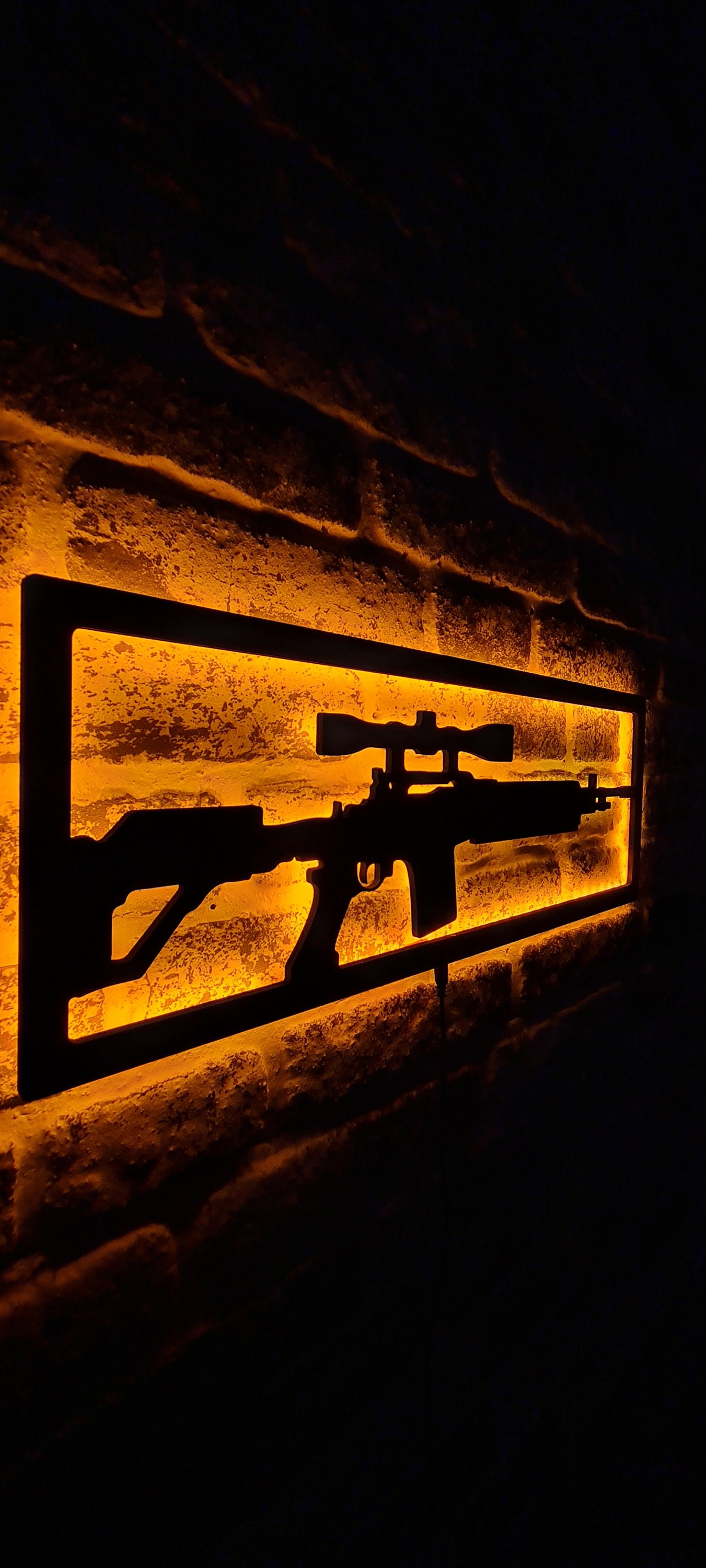 Weapon Led Sign Valorant Fans Gun Led Light Weapon Wall Decor Gifts for ...