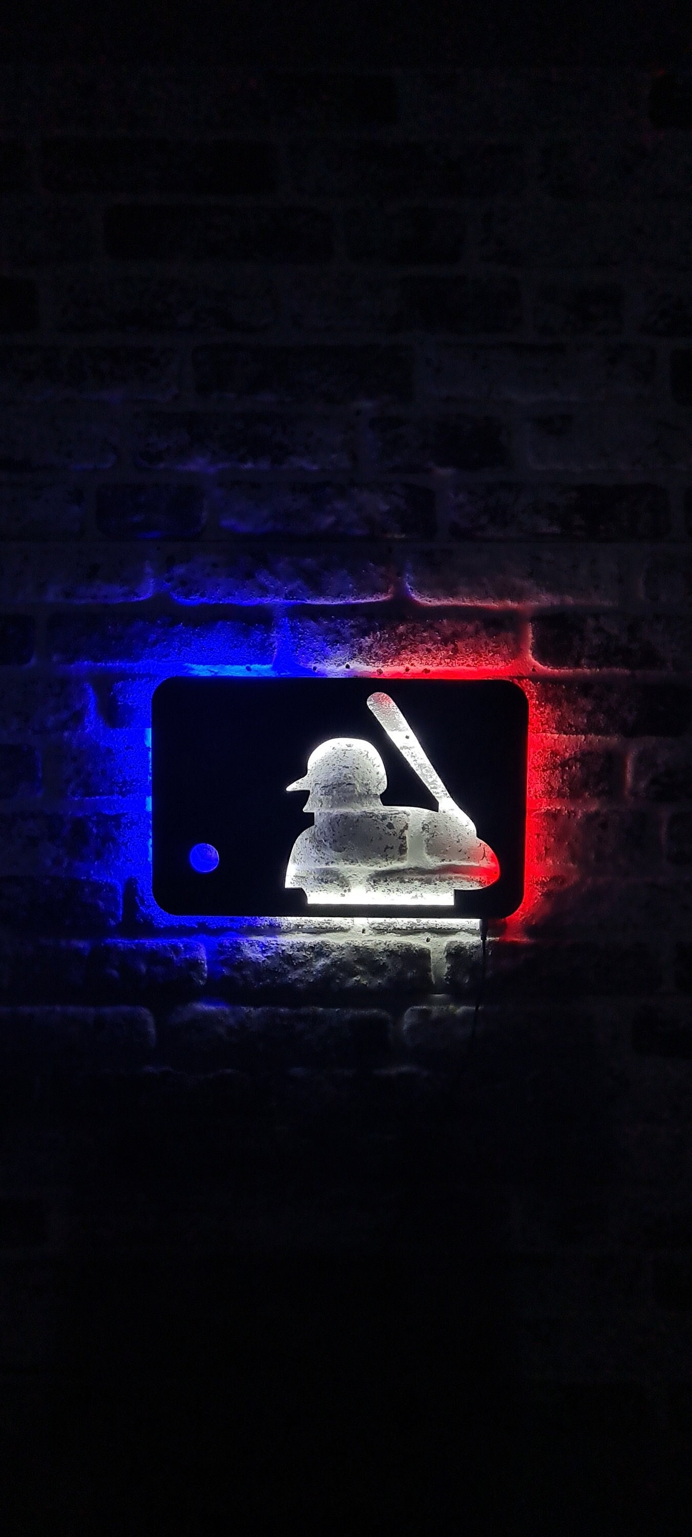 Baseball Led Sign - Baseball Fans Led Light - Lighted Wall Decor ...