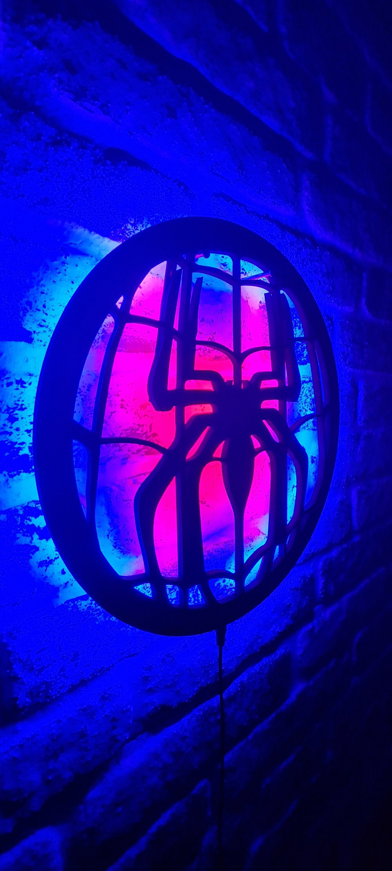 Spider Led Sign Spiderman Fans Led Light Avengers Hero Marvel Superhero ...