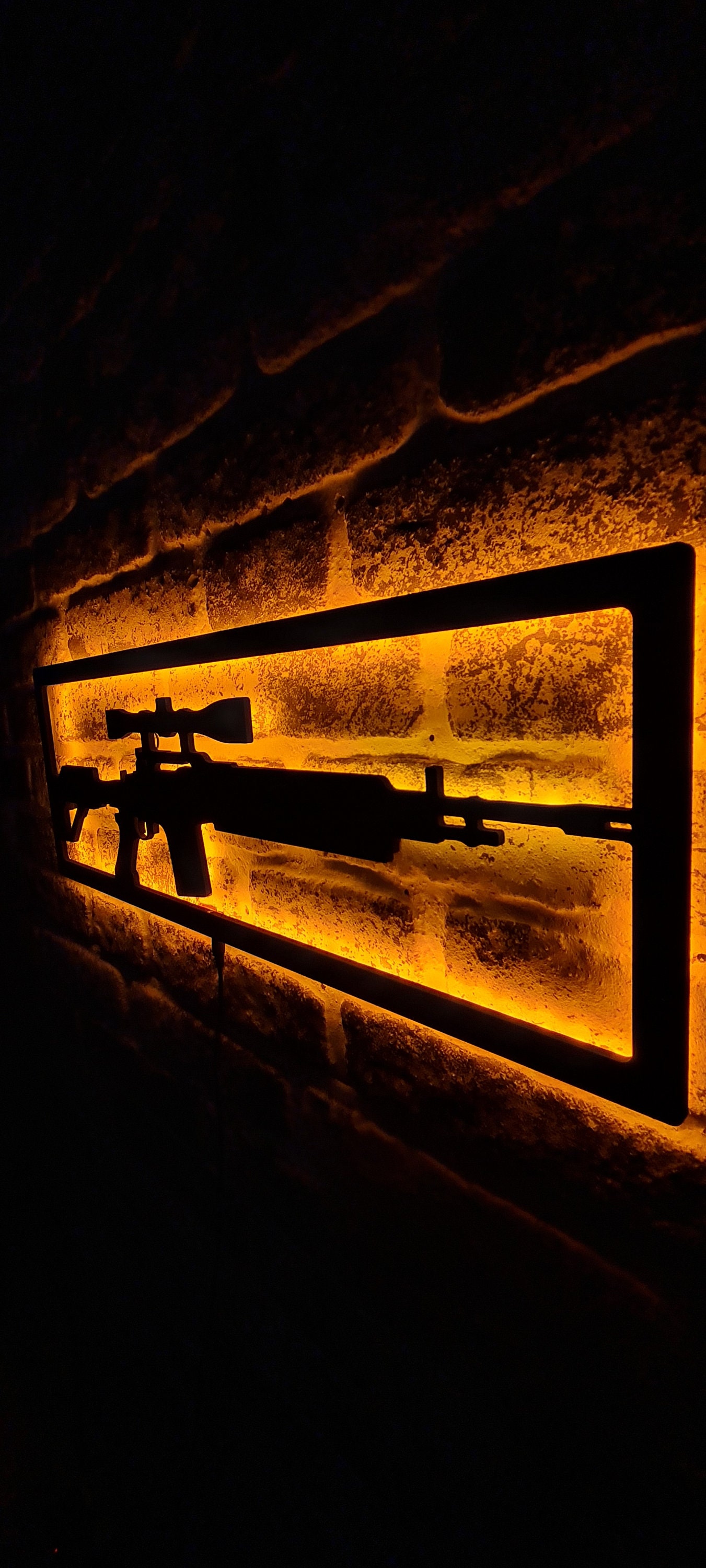 Weapon Led Sign Valorant Fans Gun Led Light Weapon Wall Decor Gifts for ...