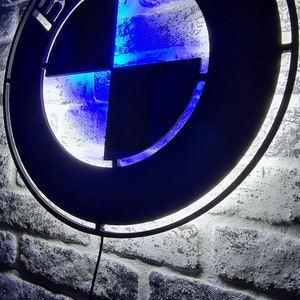 BMW Led Neon Lighted Sign, Perfect Illuminated Man Cave Wall Decor, M ...