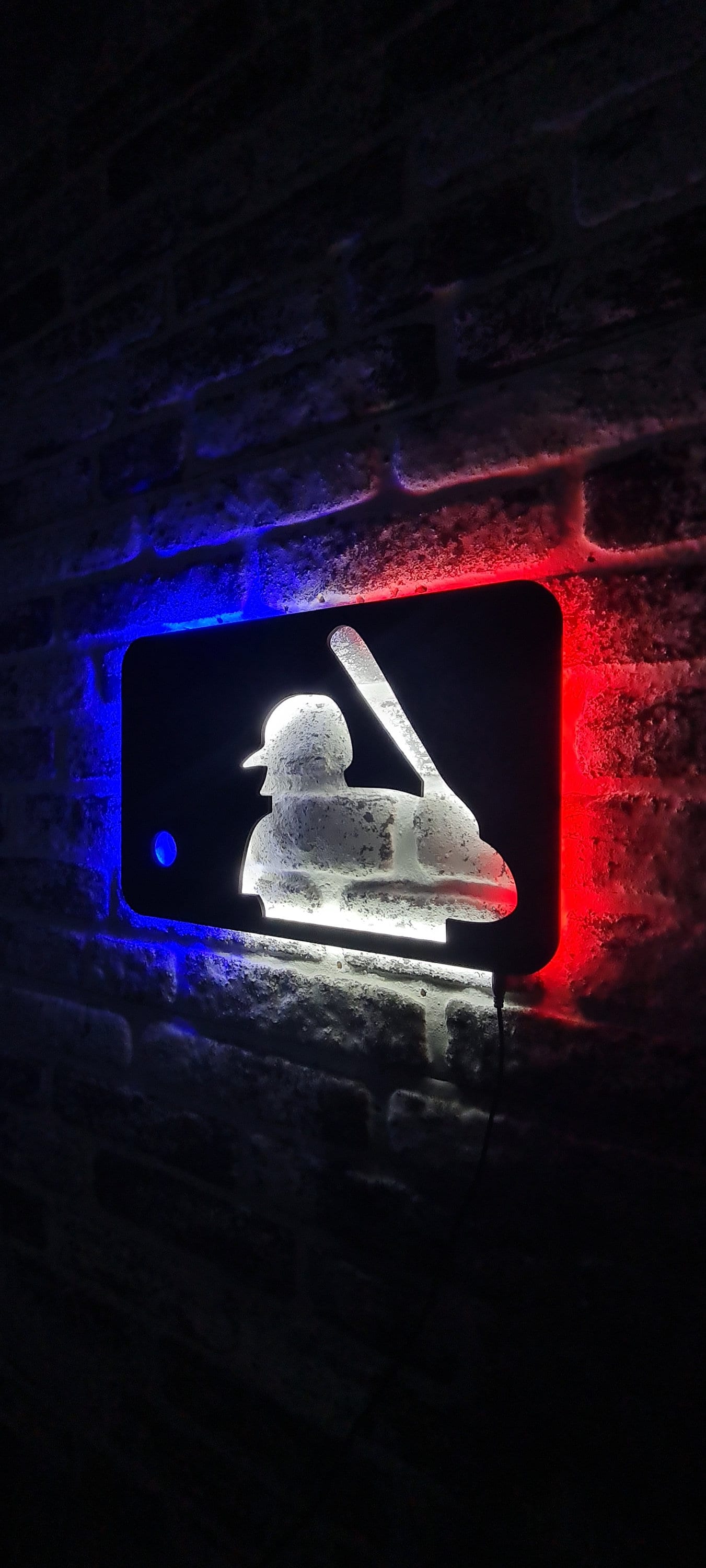 Baseball Led Sign Baseball Fans Led Light Lighted Wall Decor Gifts for ...
