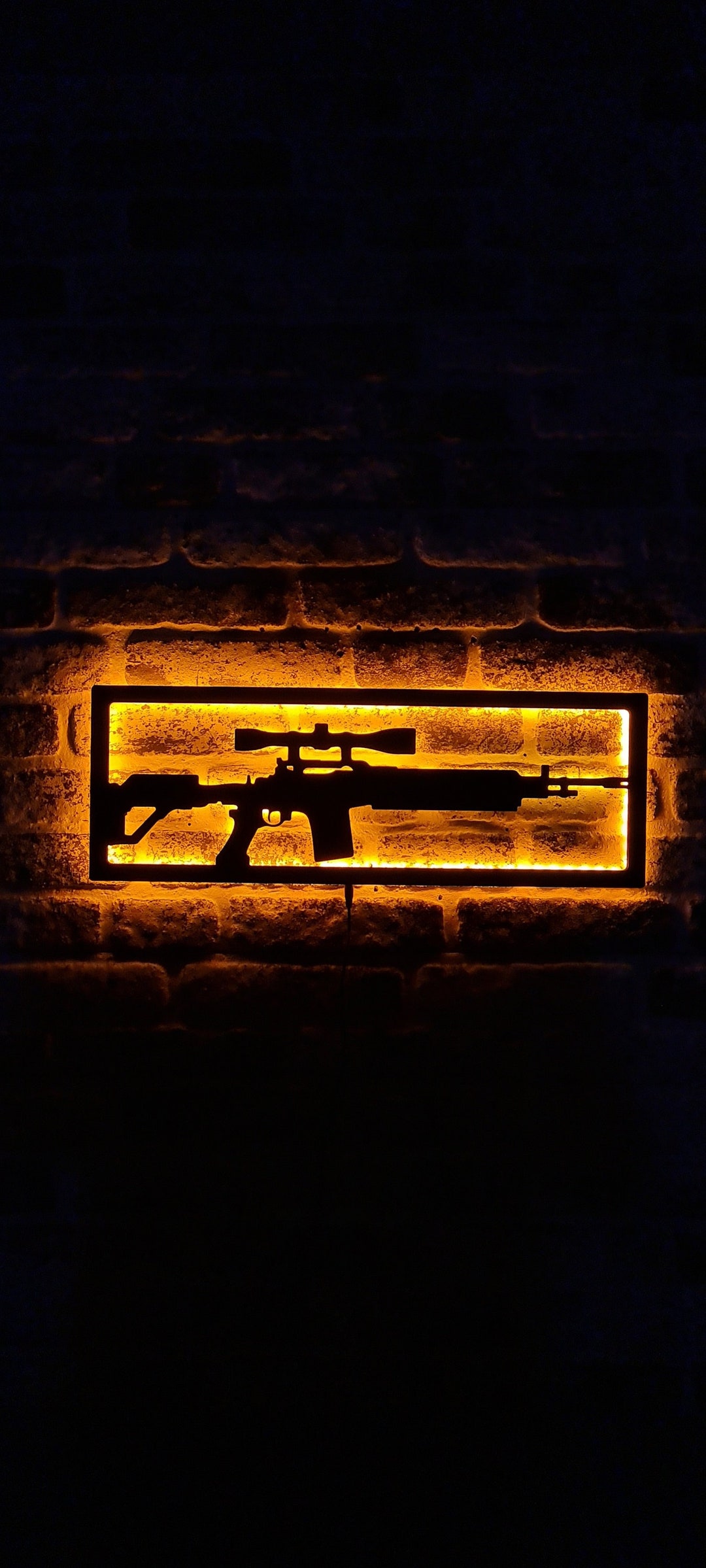 Weapon Led Sign - Valorant Fans Gun Led Light - Weapon Wall Decor ...