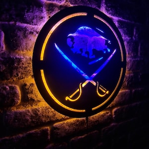 Buffalo Sabres Fans Led Lighted Sign - Sabres NHL Fans Gift-perfect Ice ...