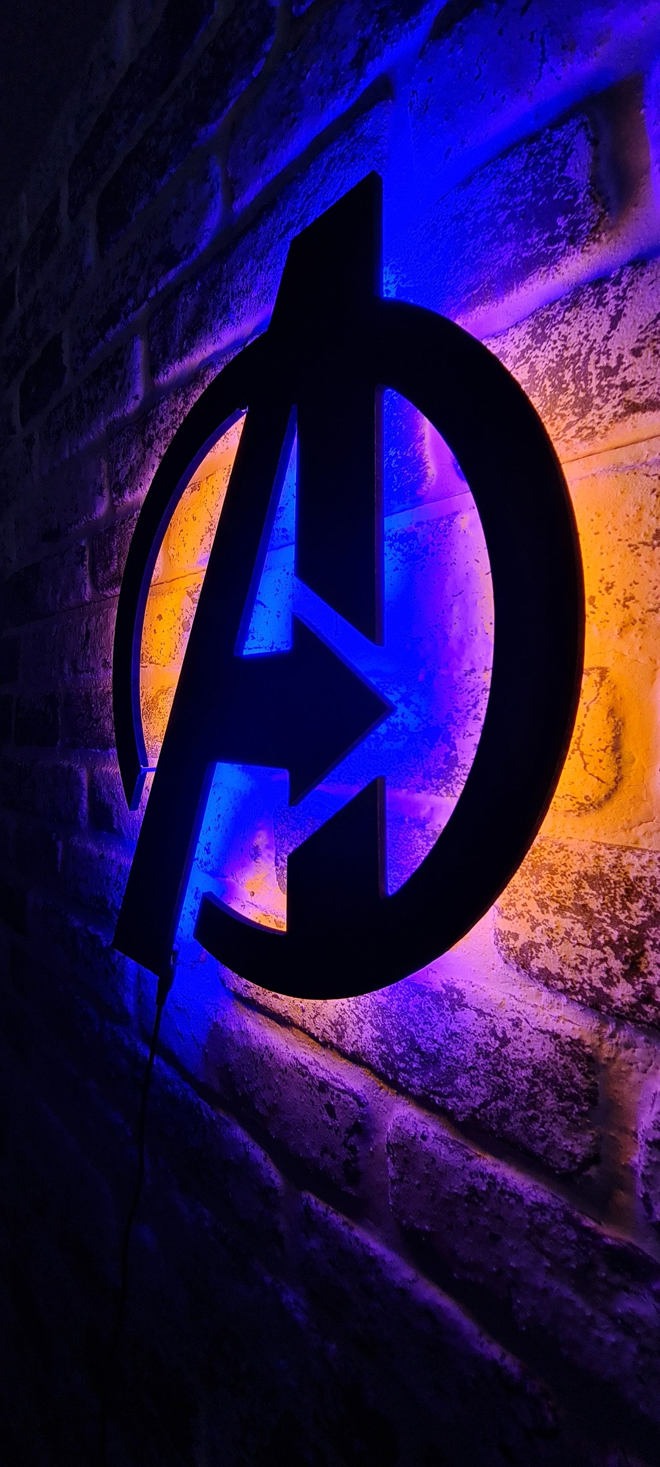 Avengers Led Sign - Avengers Fans Led Light - Avengers Wall Decor ...