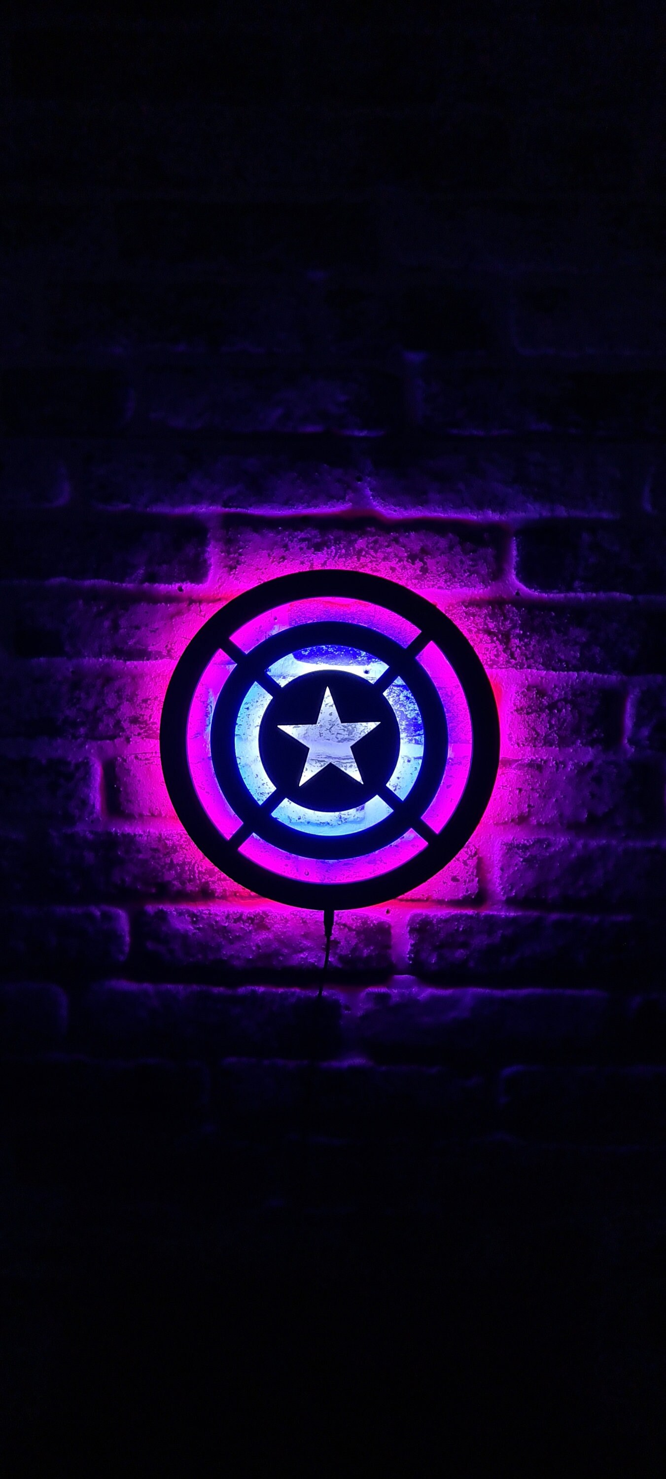 Captain America Led Sign Captain America Led Light Avengers Hero Marvel ...