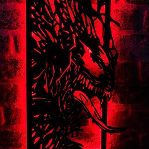 Venom Led Sign - Venom Fans Led Light - Lighted Wall Decor - Gifts for ...