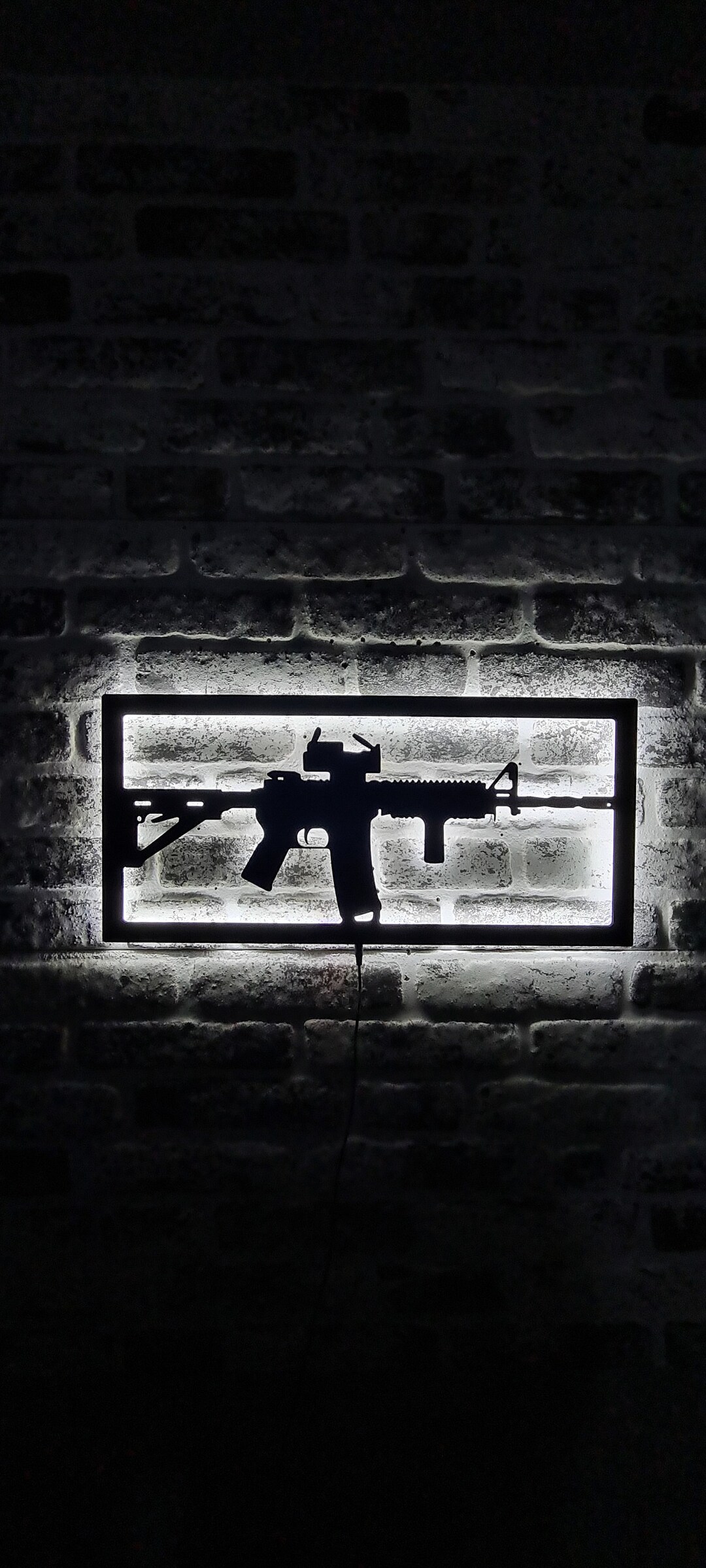 M416 Weapon Led Sign - M416 Gun Led Light - Weapon Wall Decor - Gifts ...