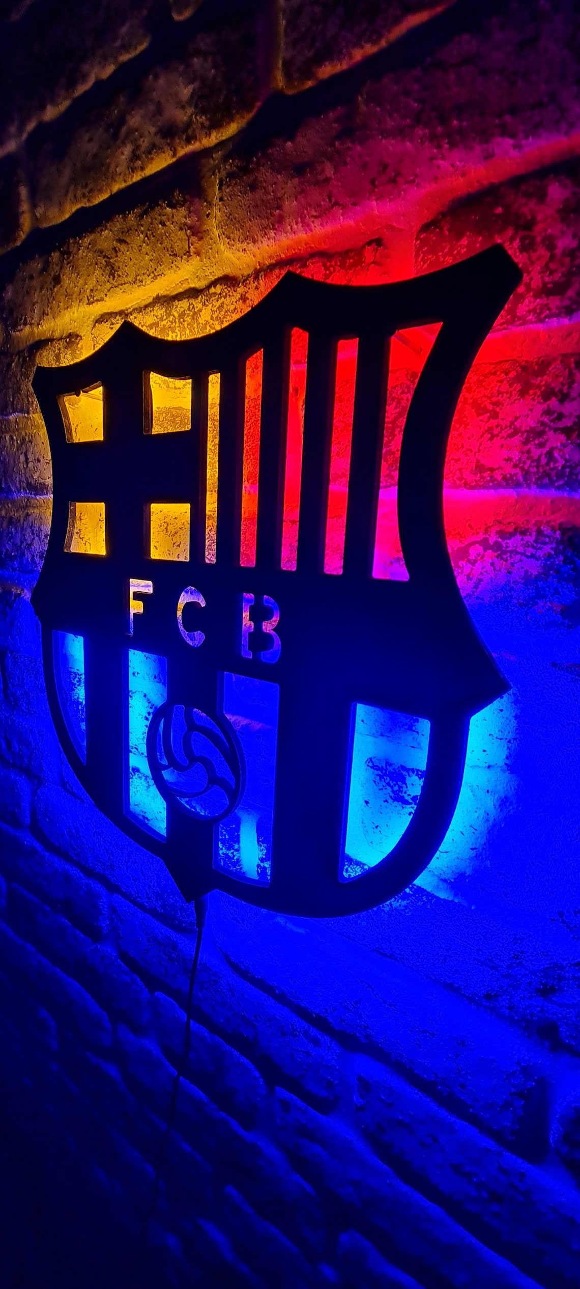 F.C. Barcelona Led Sign La Liga Football Team Fans Led Light Barcelona ...