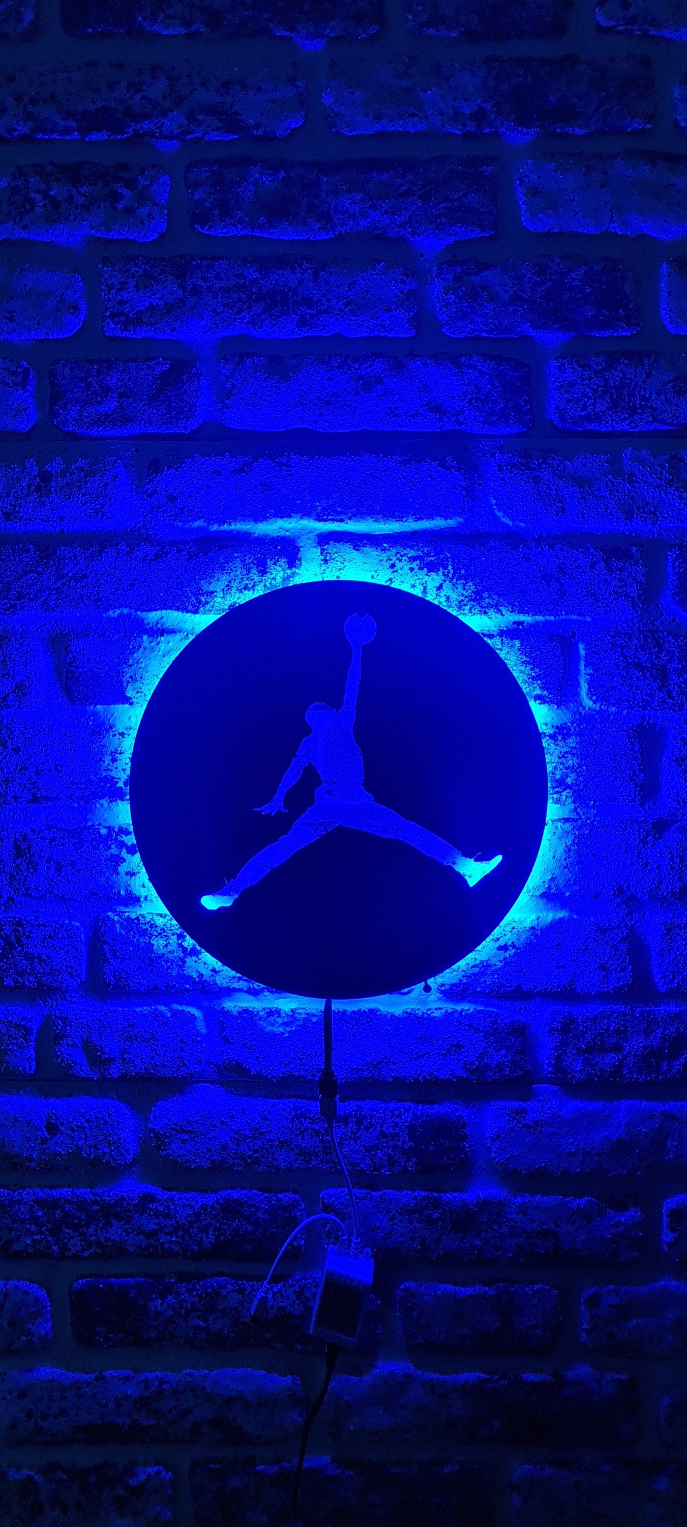 Jordan Led Sign Jordan Basketball Fans Led Light Lighted Wall Decor ...