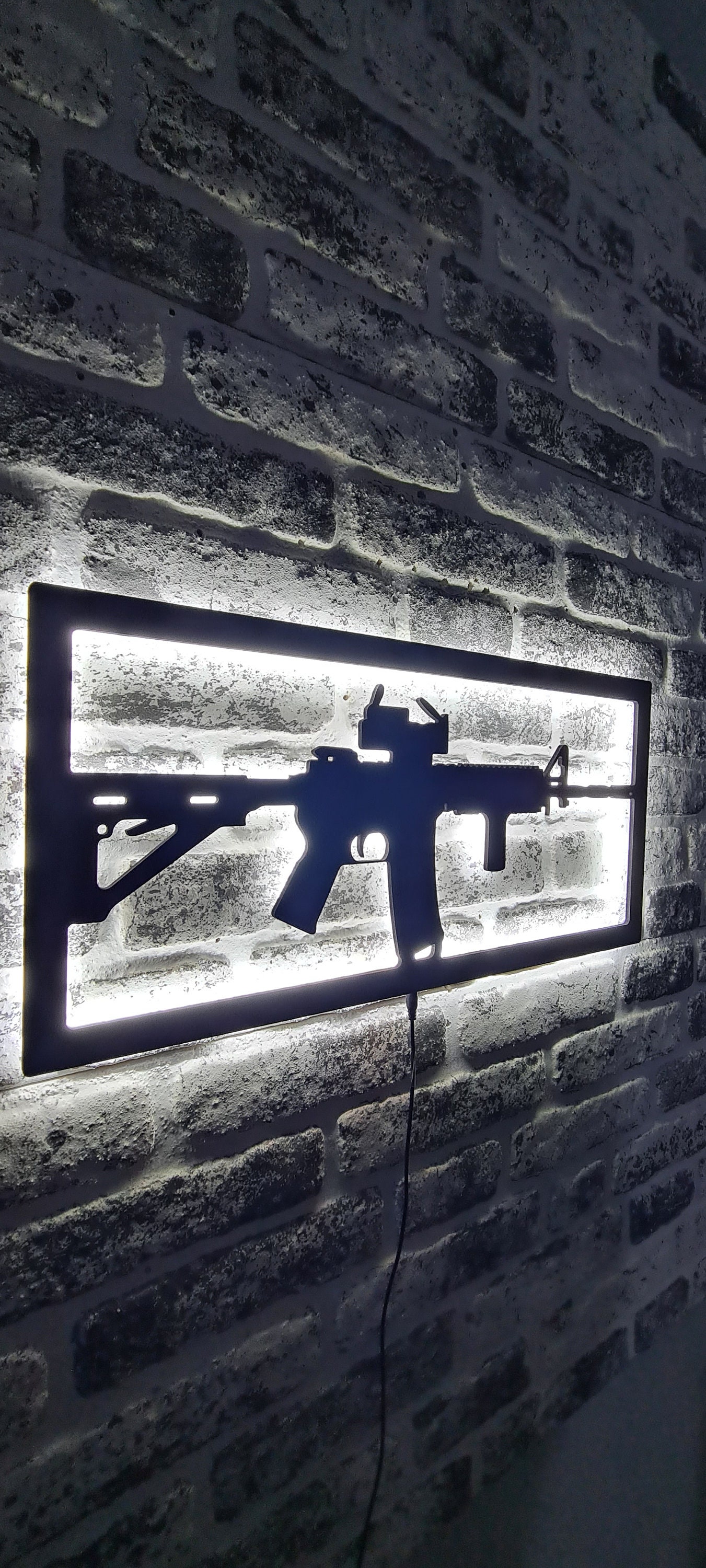 M416 Weapon Led Sign M416 Gun Led Light Weapon Wall Decor - Etsy