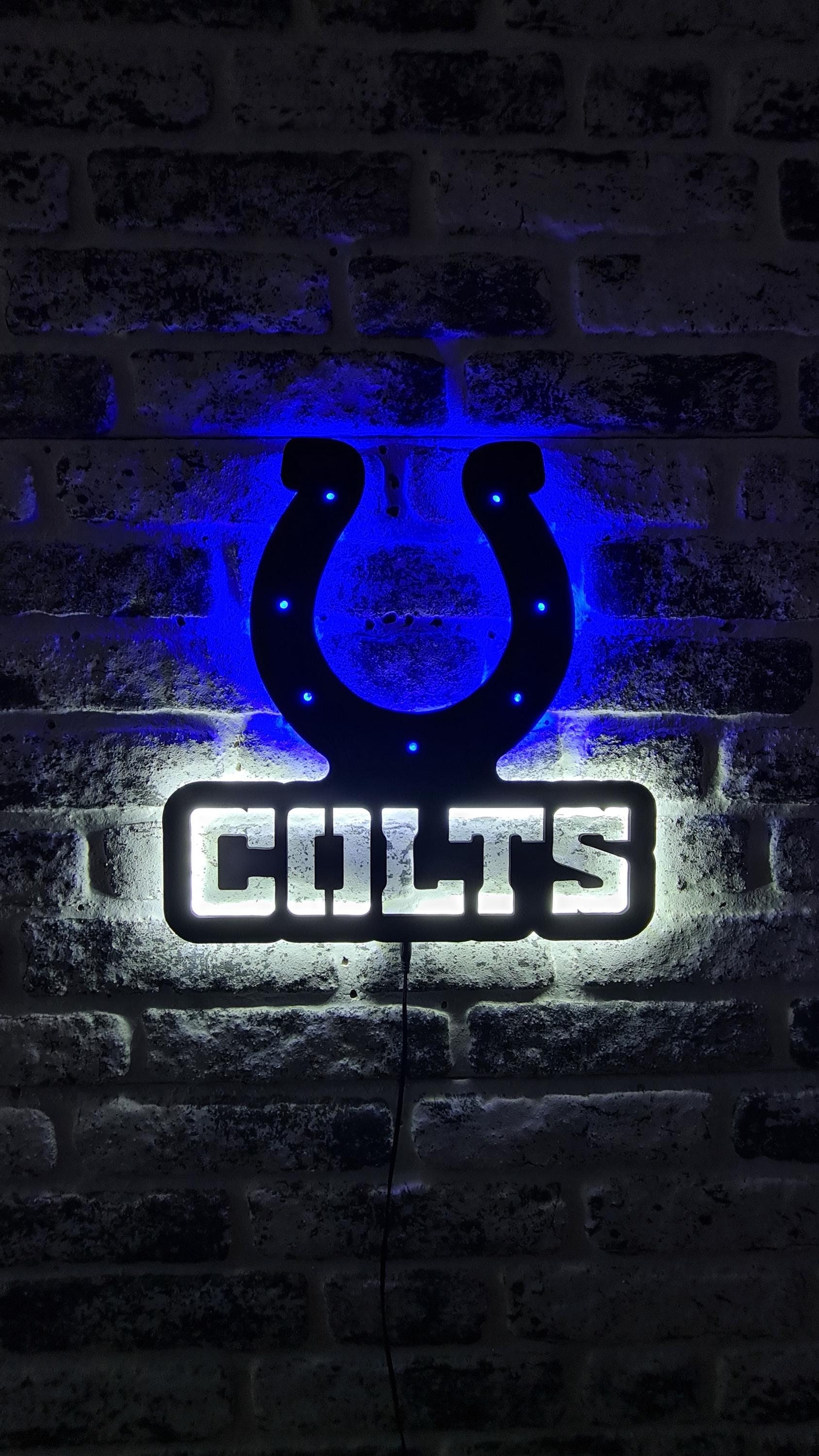 Indianapolis Colts Led Lighted Sign - Colts NFL Fans Gift - Perfect ...