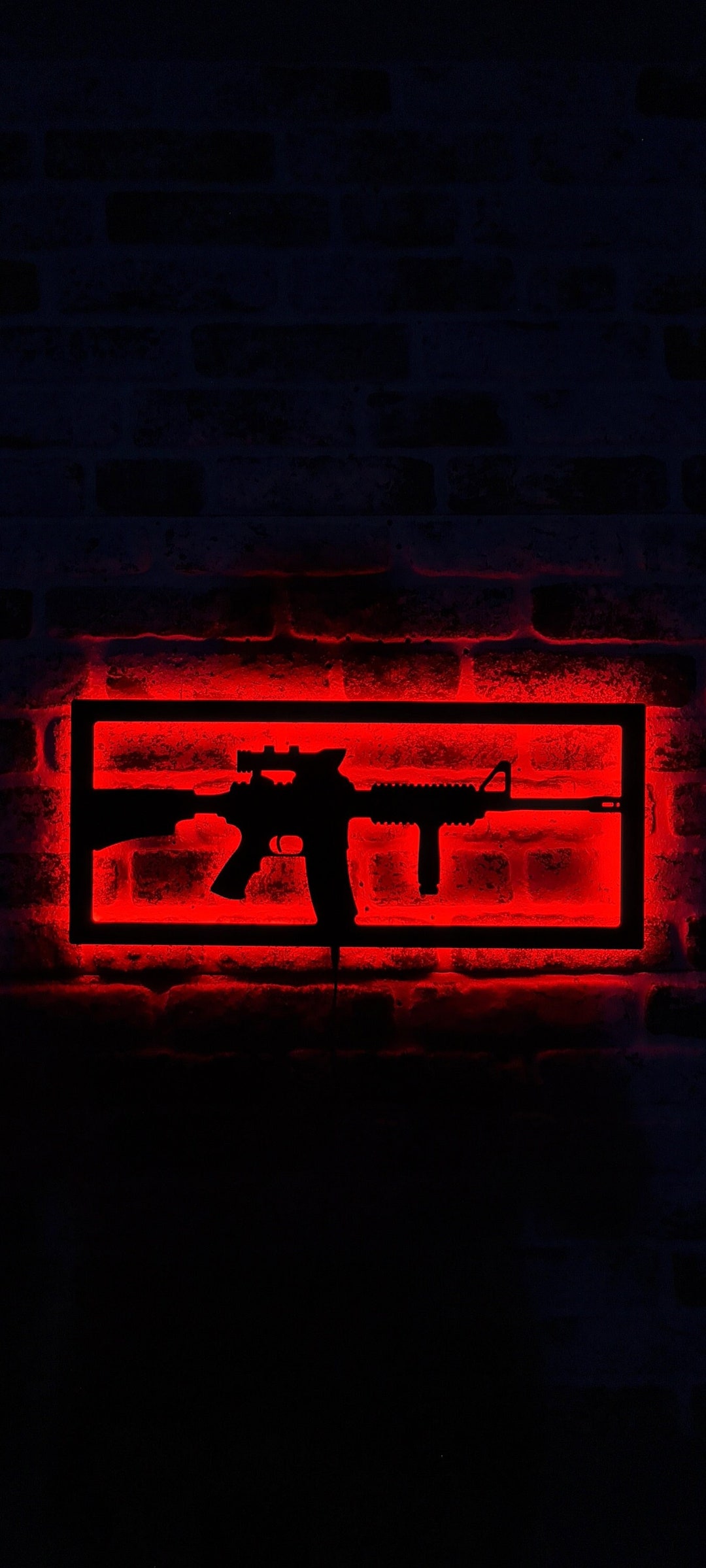 Weapon Led Sign Valorant Fans Gun Led Light Weapon Wall Decor Gifts for ...