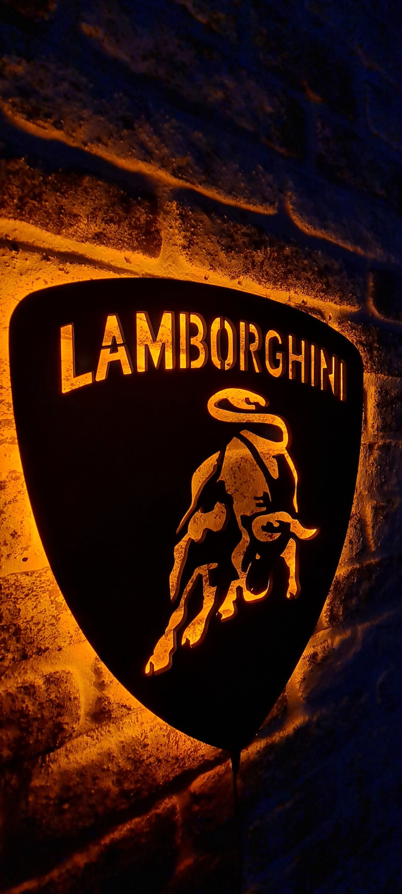Lamborghini Led Sign Lmaborghini Fans Led Light Lighted Garage Decor ...