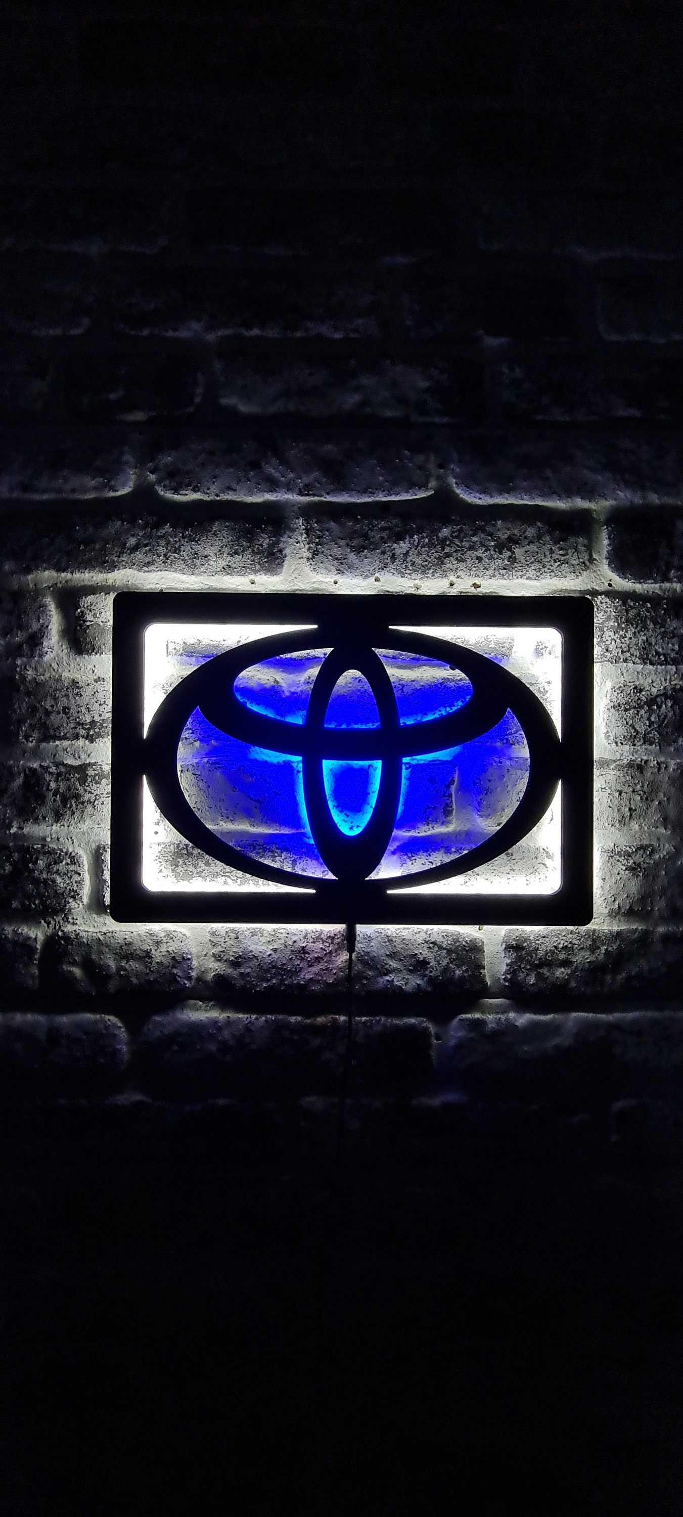 Toyota Car Led Sign Toyota Fans Led Light Lighted Garage Decor Gifts ...