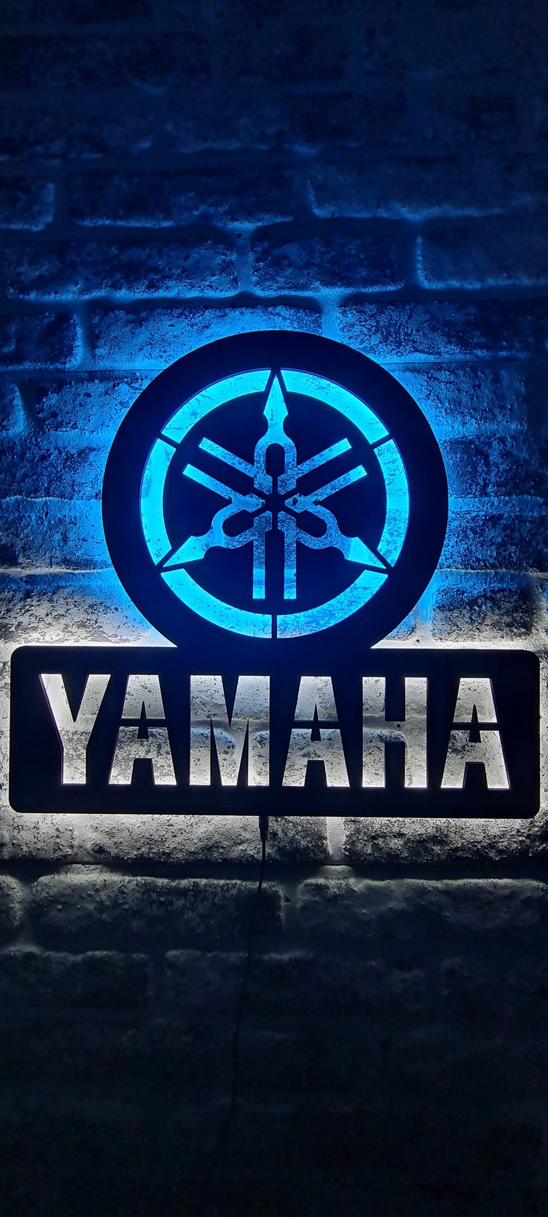 Yamaha Led Sign Yamaha Fans Led Light Motorcycle Lighted - Etsy UK