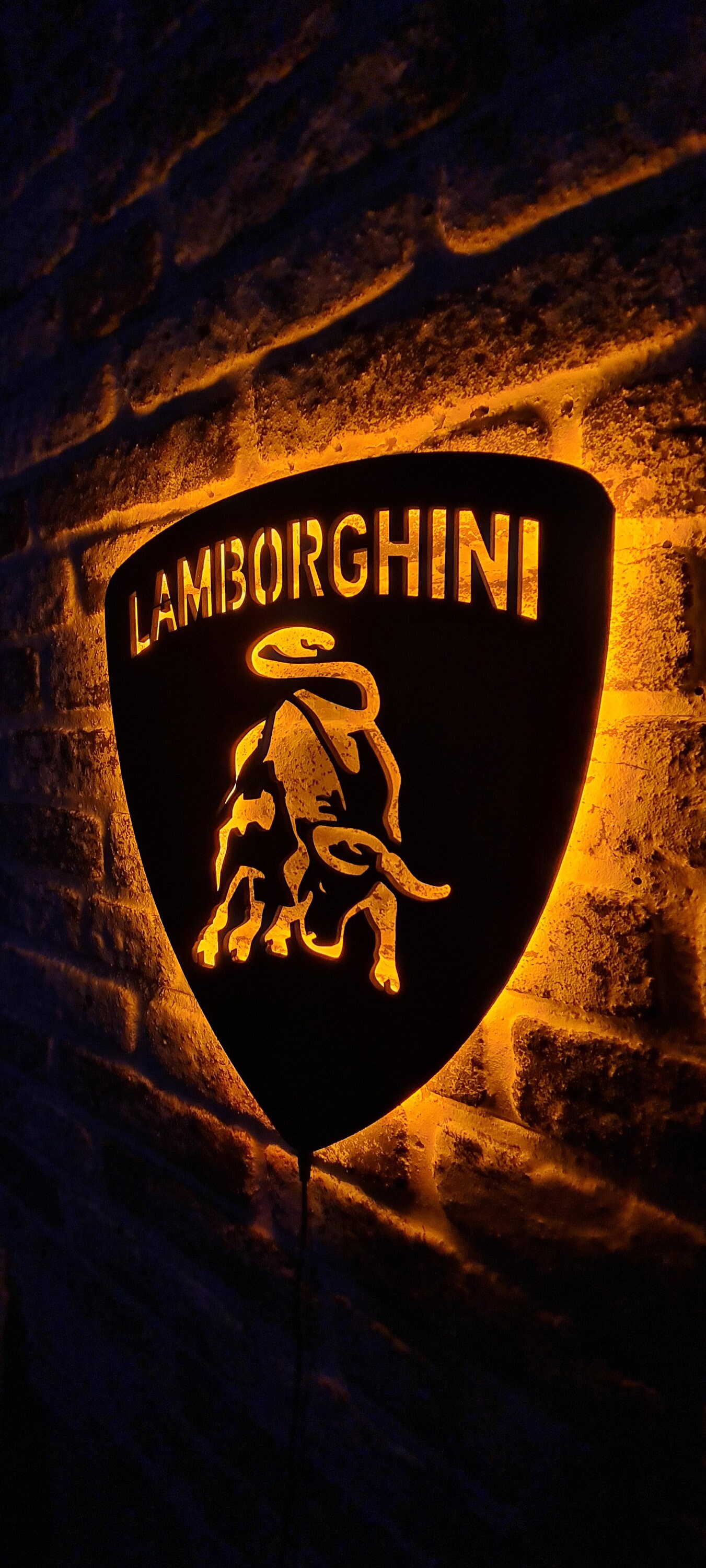 Lamborghini Led Sign Lmaborghini Fans Led Light Lighted Garage Decor ...