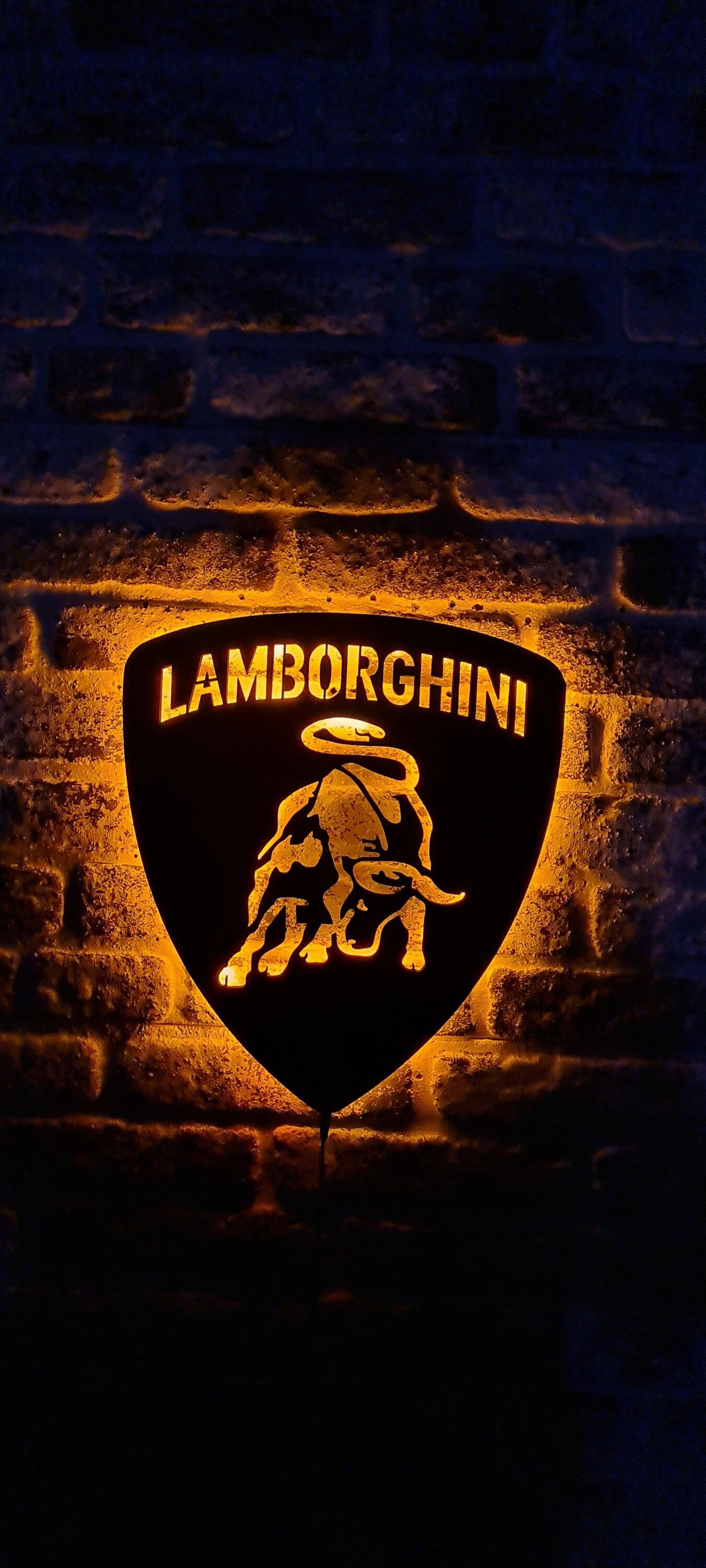 Lamborghini Led Sign Lmaborghini Fans Led Light Lighted Garage Decor ...