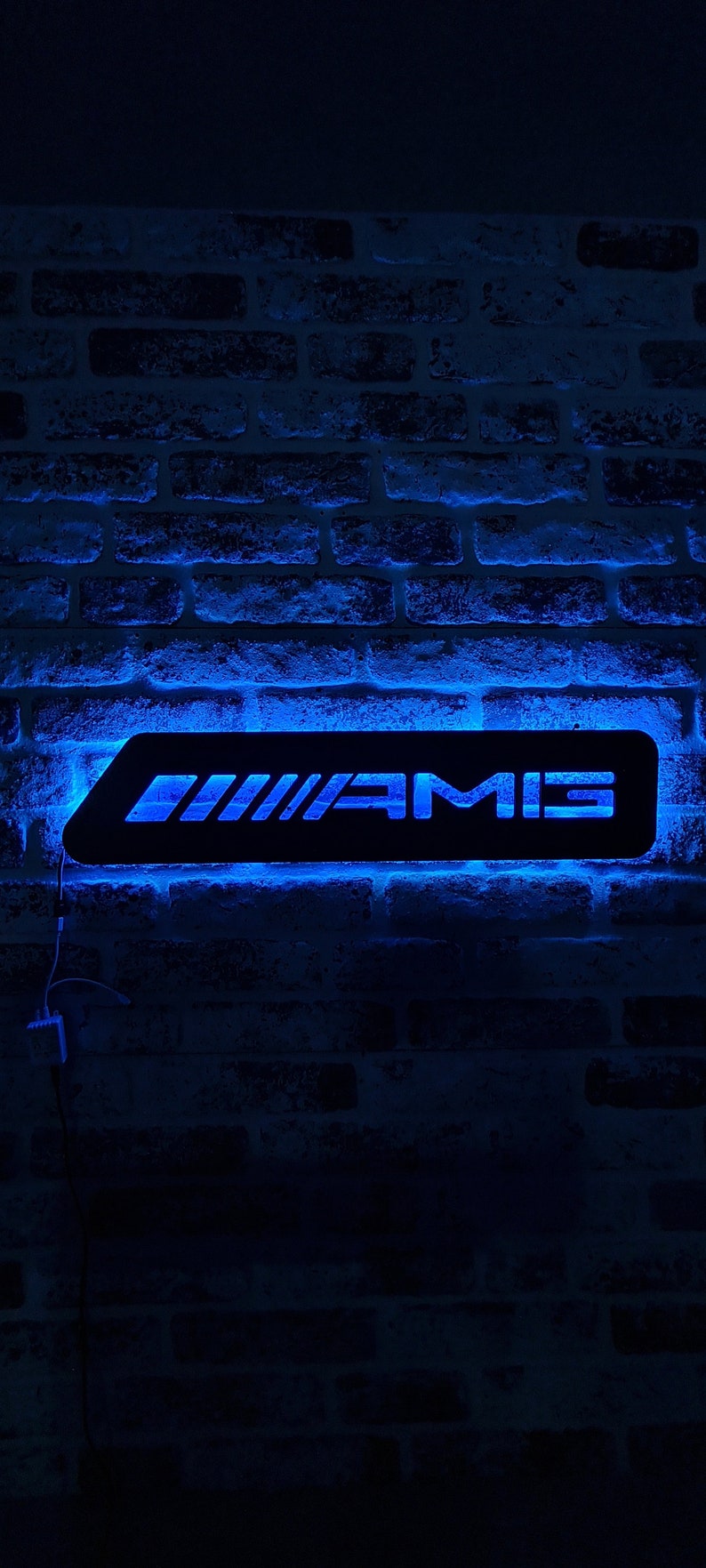 Mercedes Benz Amg Car Led Sign Amg Led Light Amg Wall Decor Gifts for ...