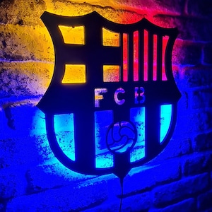 F.C. Barcelona Led Sign - La Liga Football Team Fans Led Light ...
