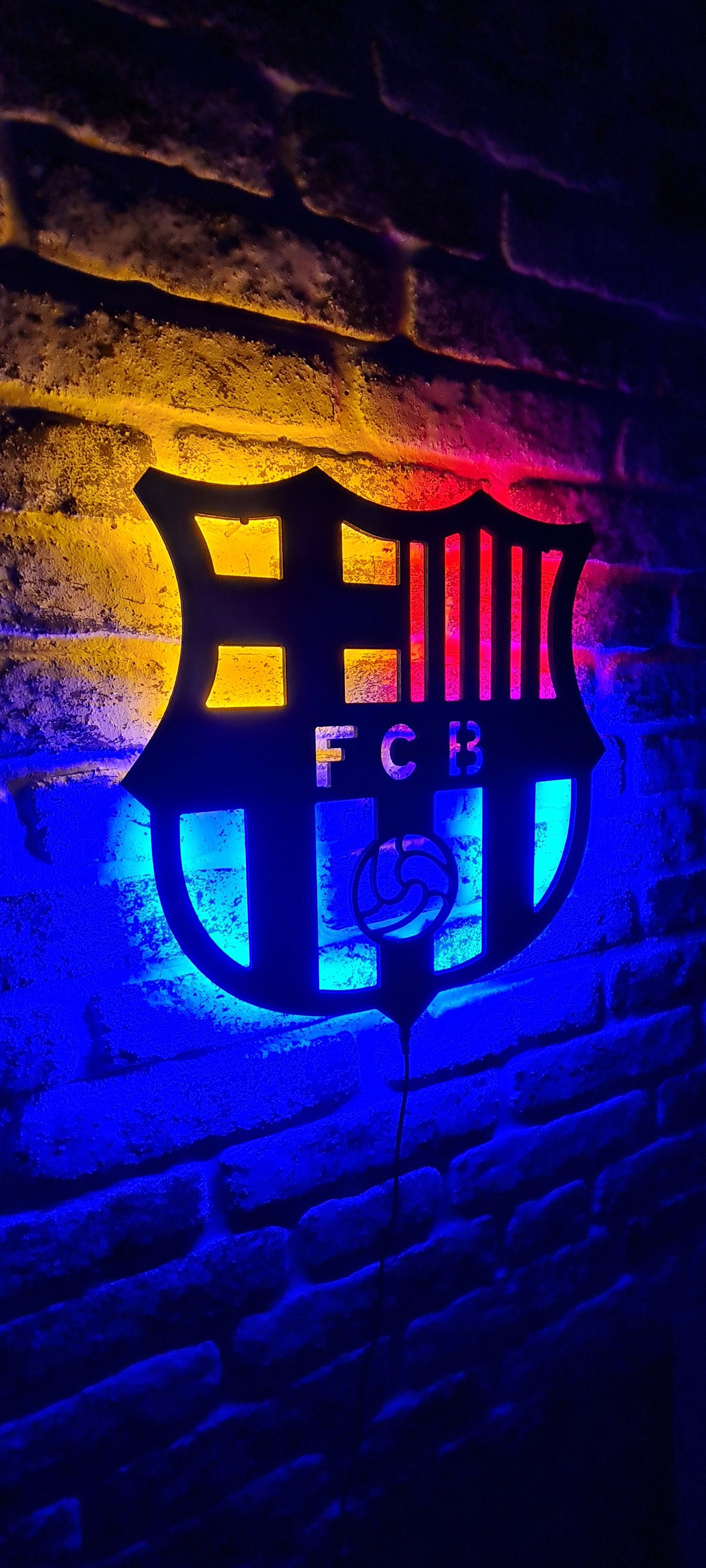 F.C. Barcelona Led Sign La Liga Football Team Fans Led Light Barcelona ...