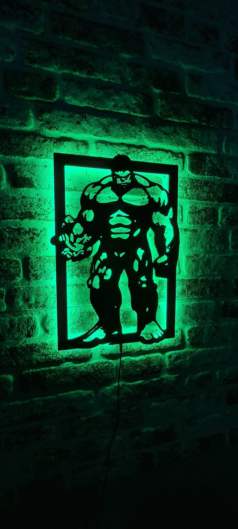 Hulk Led Sign - Hulk Fans Led Light - Avengers Hero Lighted Wall Decor ...