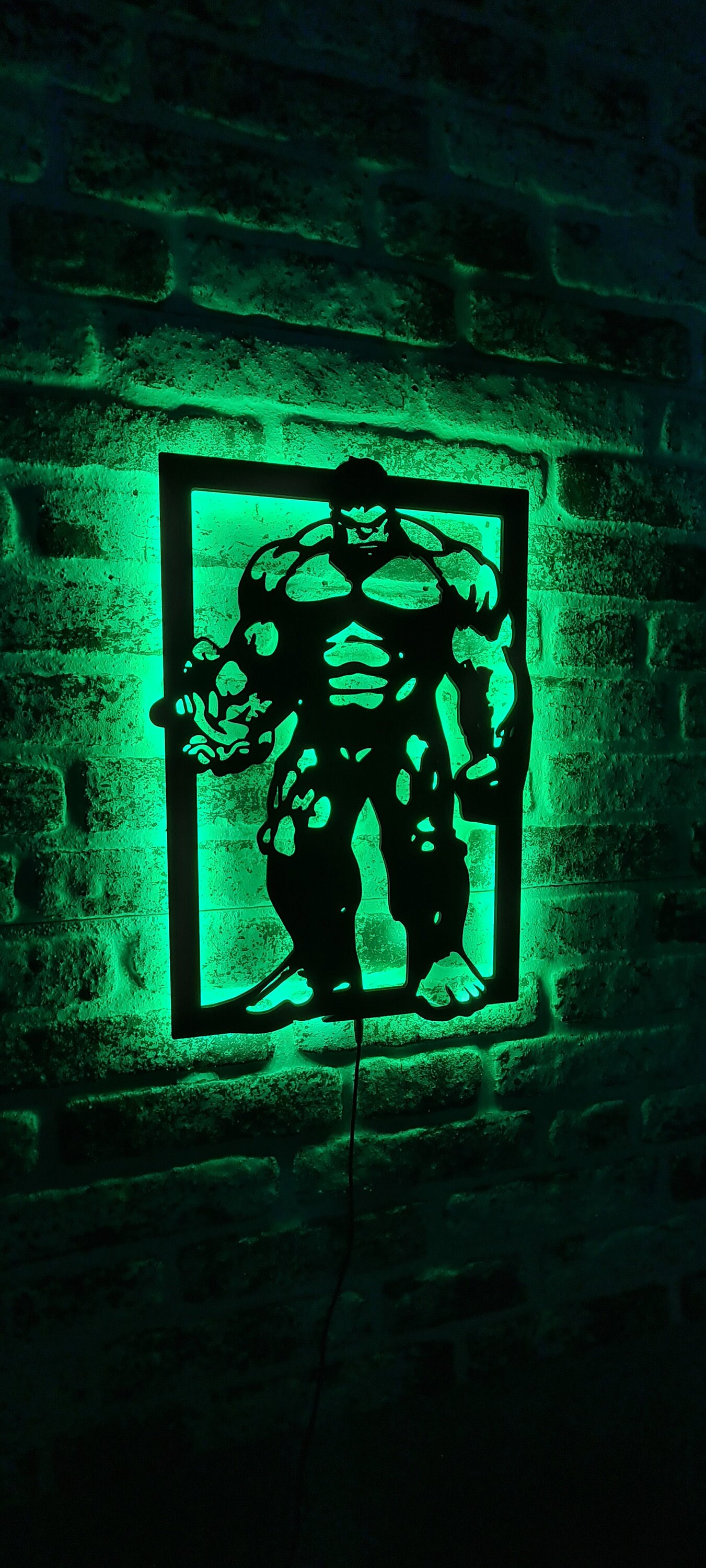 Hulk Led Sign - Hulk Fans Led Light - Avengers Hero Lighted Wall Decor ...