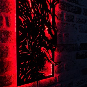 Venom Led Sign - Venom Fans Led Light - Lighted Wall Decor - Gifts for ...