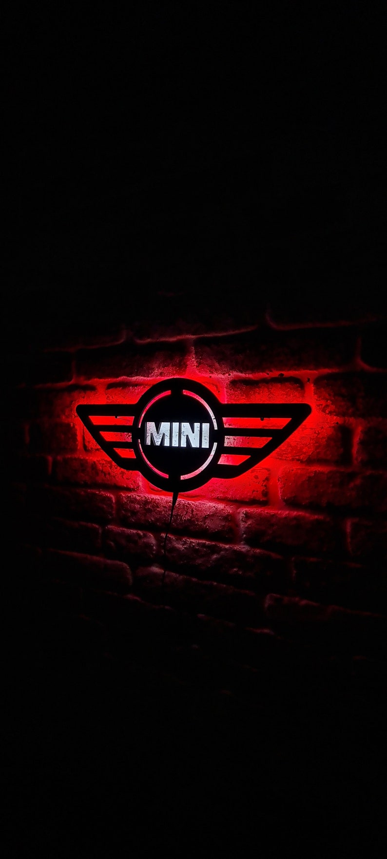 Mini Cooper Led Sign - Mini Fans Led Light - Mini Cooper Lighted Garage ...
