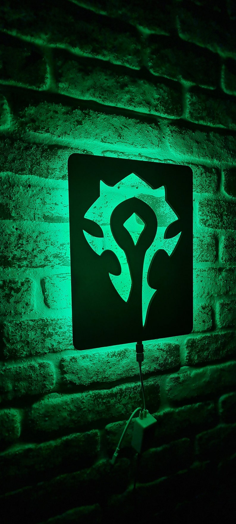 World of Warcraft Led Sign Wow Led Light Lighted Wall Decor Gifts for ...