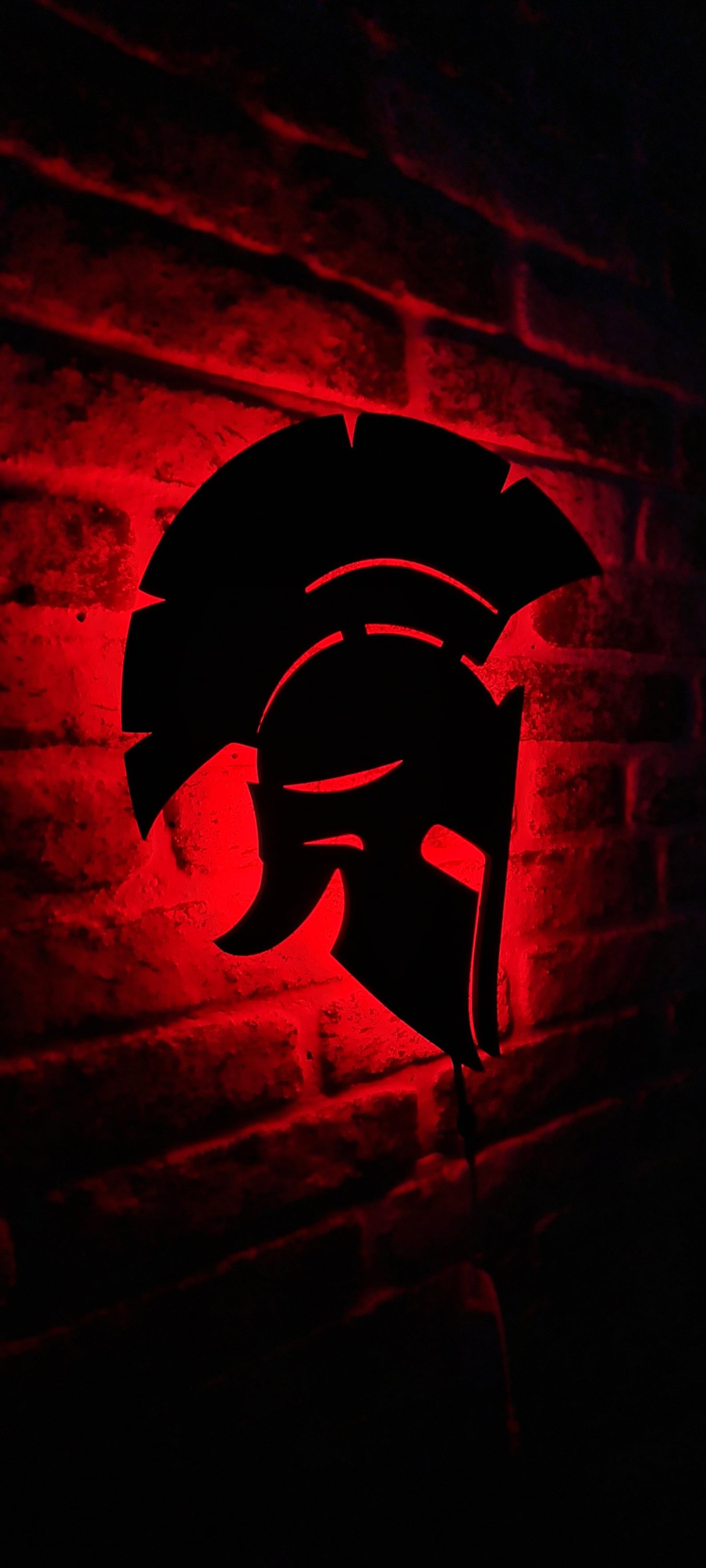Spartan Helmet Led Sign Spartacus Fans Led Light Lighted Wall Decor ...