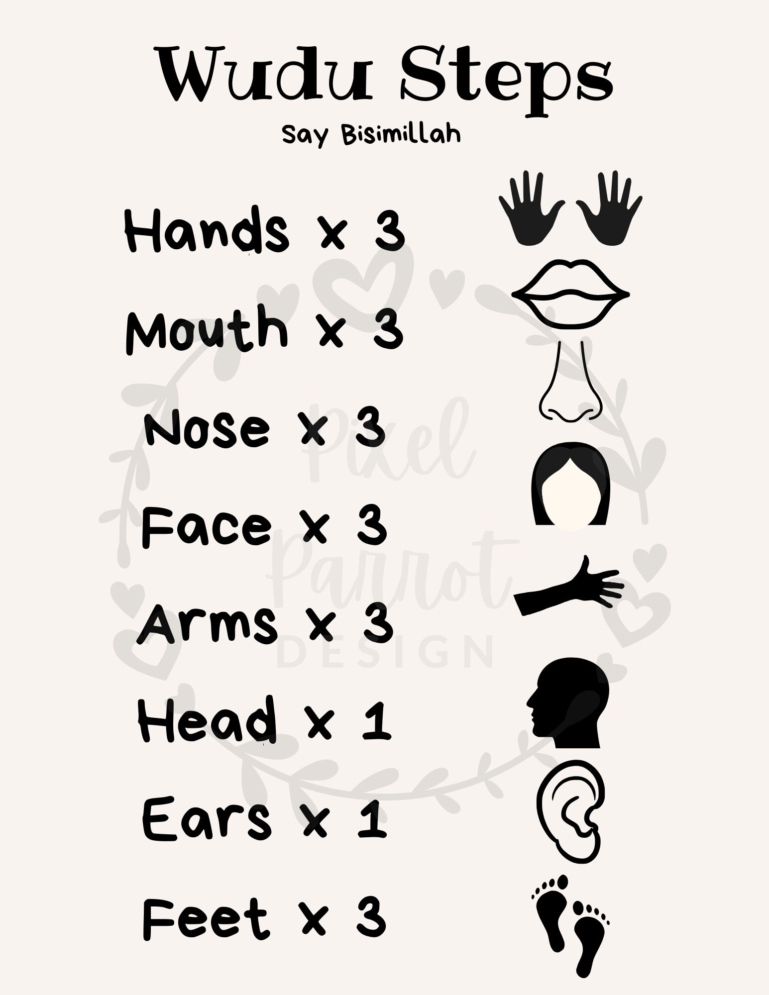 Countdown to Eid 30 Good Deed Chart Daily Tracker Kids & Adults Islamic ...