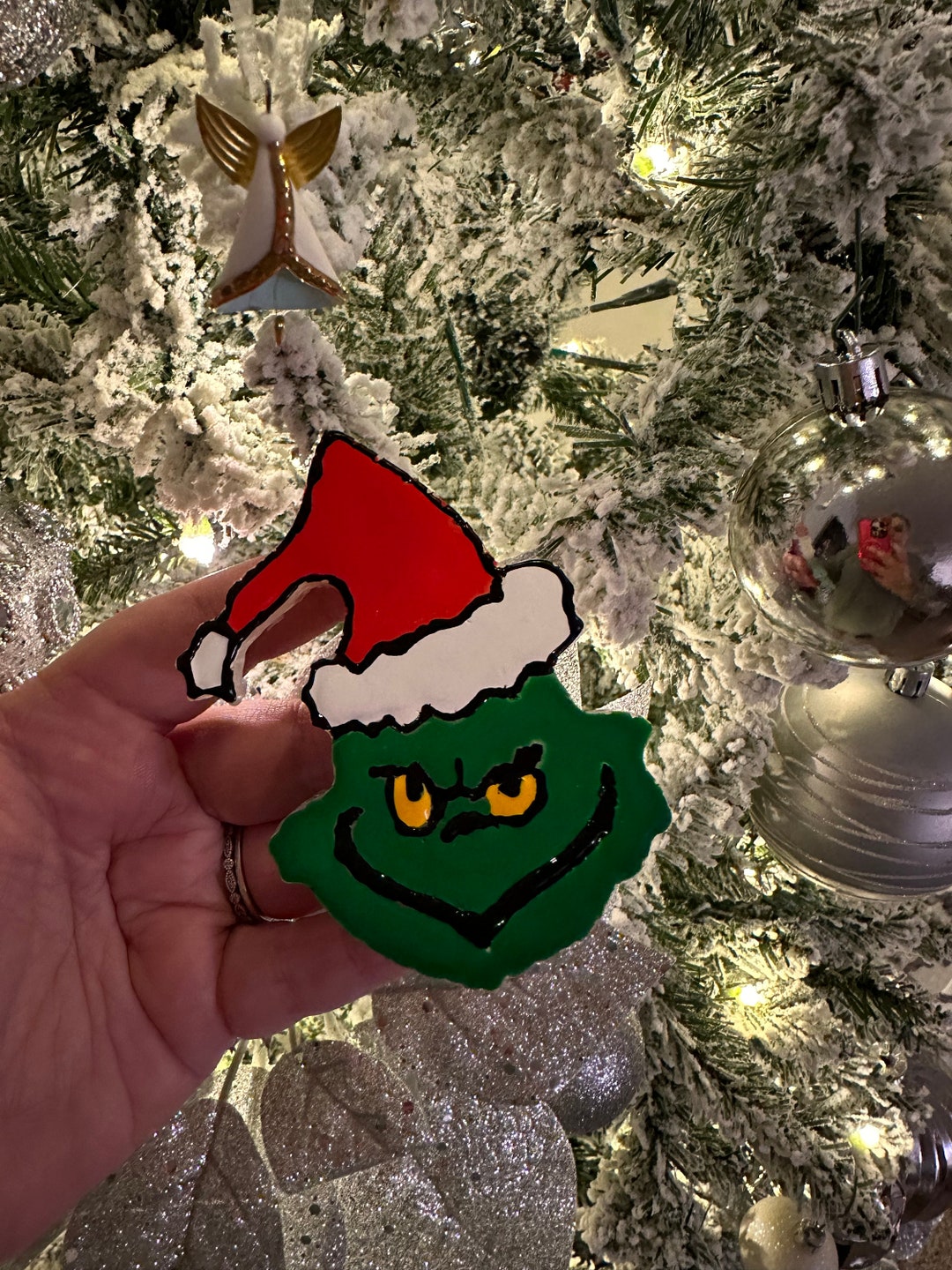 The Grinch Car Freshie - Etsy