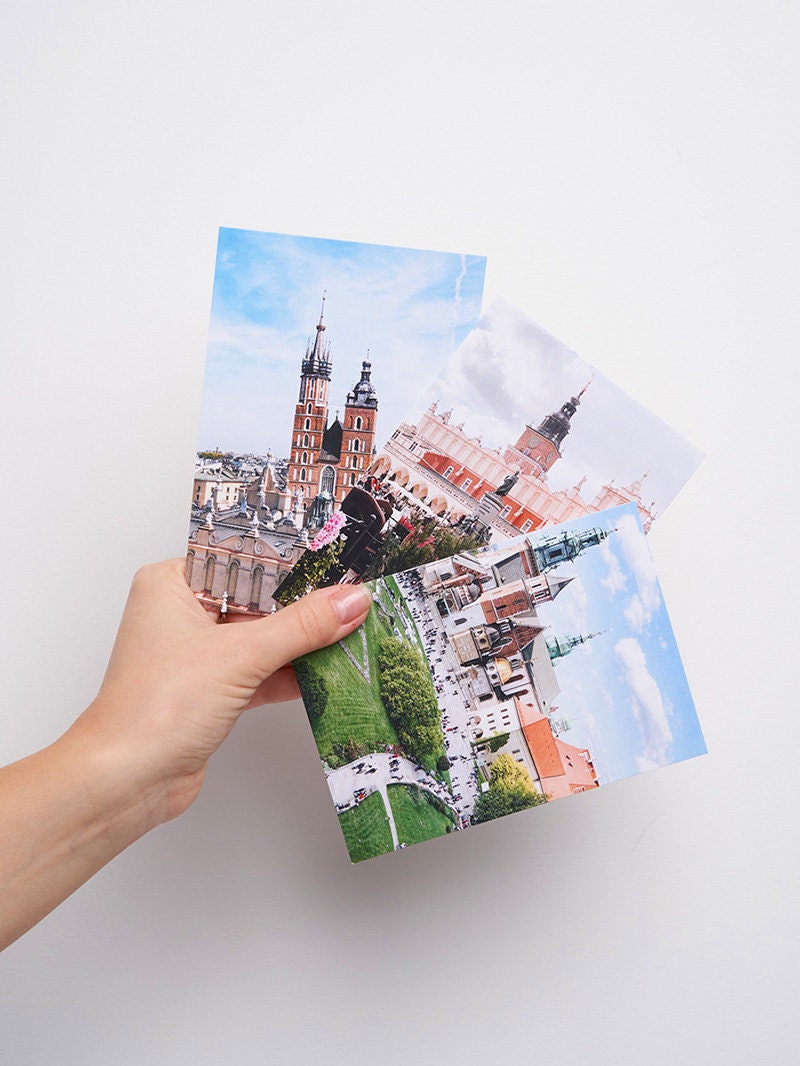 Krakow Photo Postcards - Set of 3 | Souvenirs From Poland - Etsy