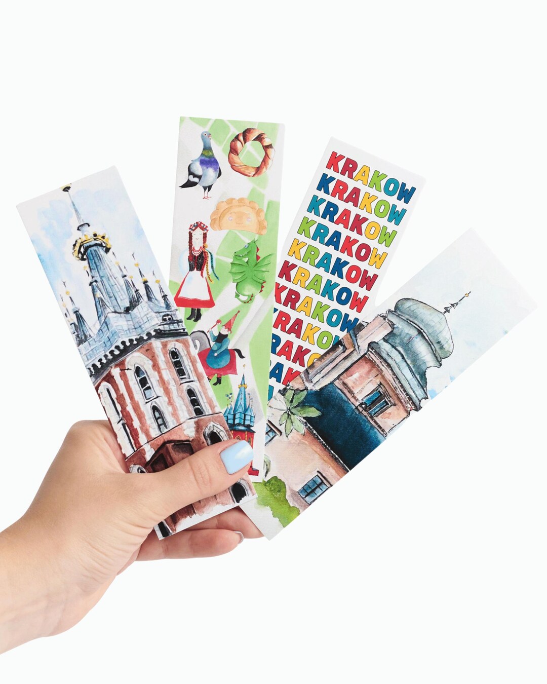 Krakow Bookmarks - Set of 4 | Souvenirs From Poland - Etsy