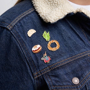 Pin Bagel | Pin Obwarzanek | Pin Pretzel | Soft Enamel Cute Pin - Etsy
