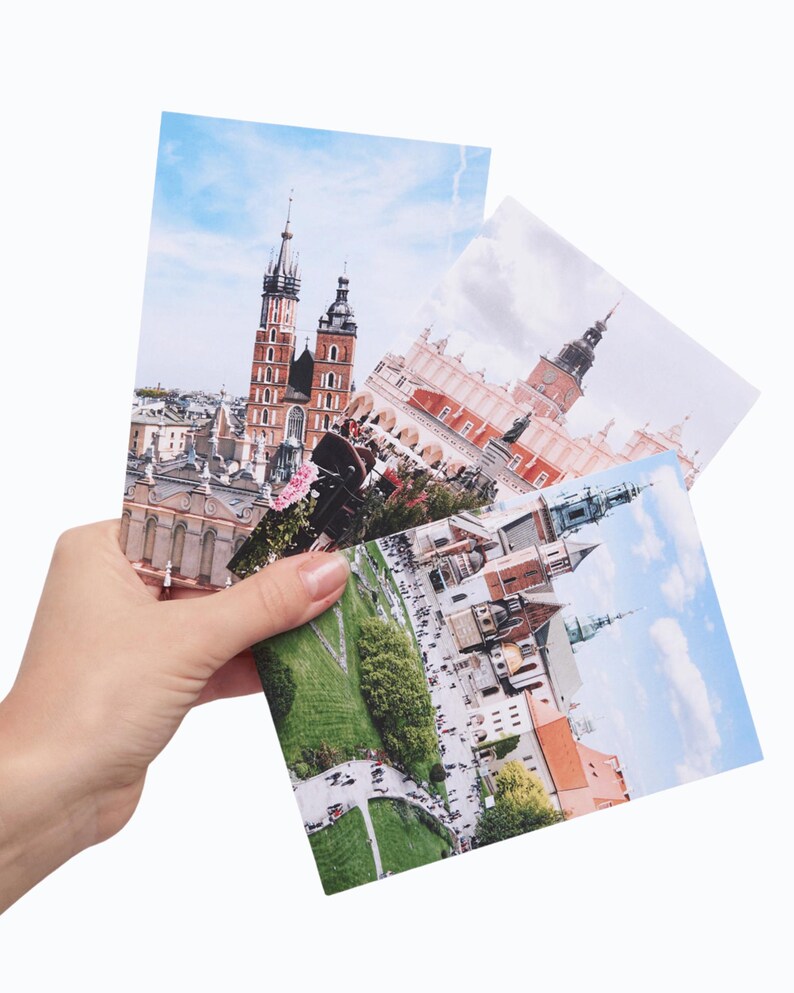 Krakow Photo Postcards - Set of 3 | Souvenirs From Poland - Etsy
