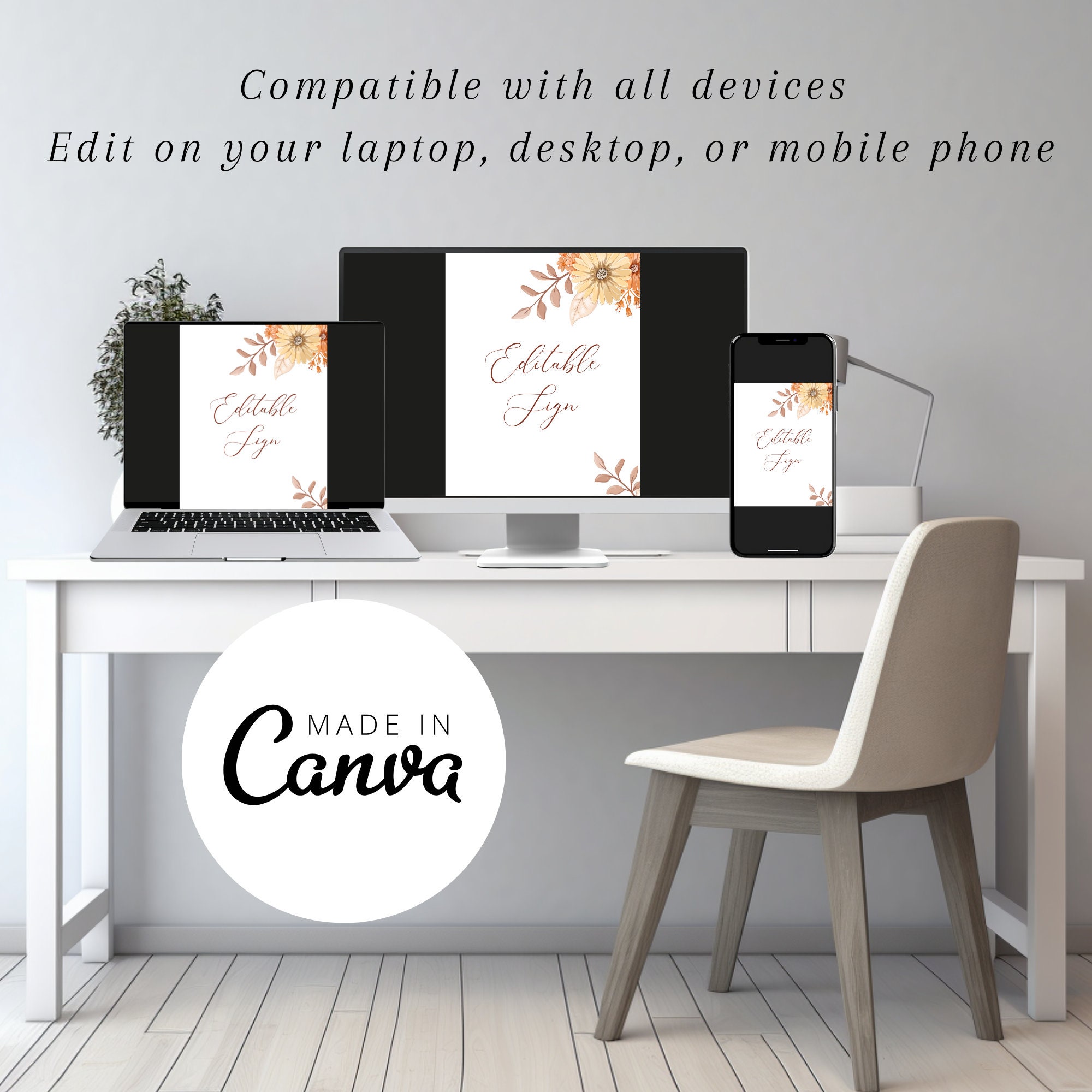 Editable Thanksgiving Food Label Template, Floral Thanksgiving Food ...