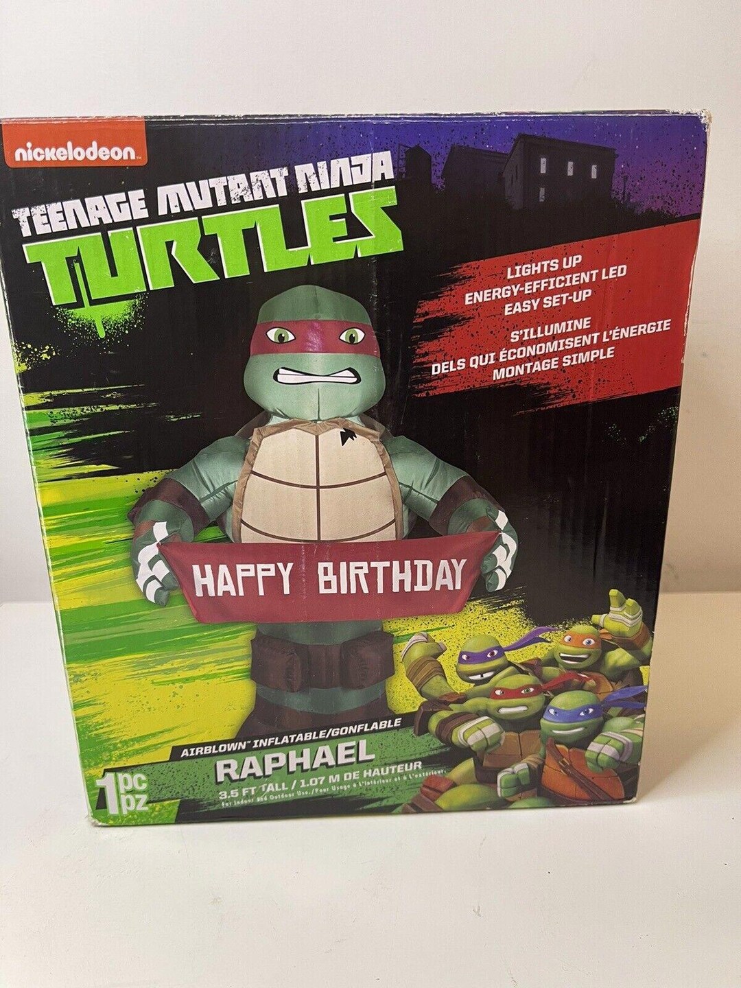 Inflatable Teenage Mutant Ninja Turtles RAPHAEL Airblown Inflatable 3.5 ...