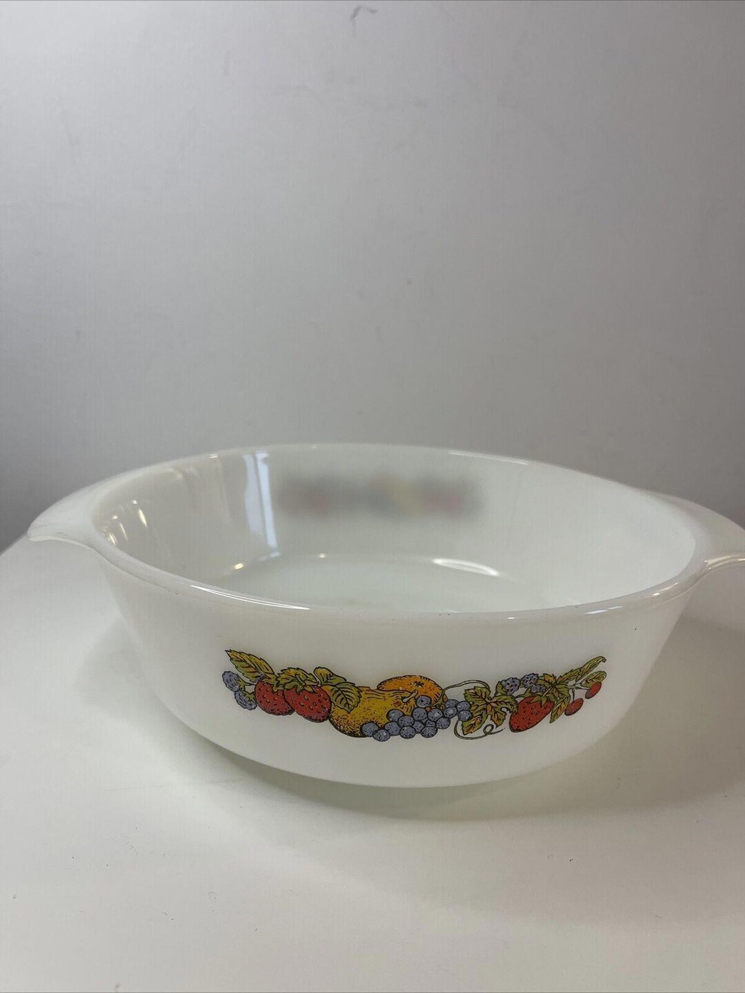 Vtg Anchor Hocking Fire King Fruit Bowl Oven Proof 1 1/2 Quart ...