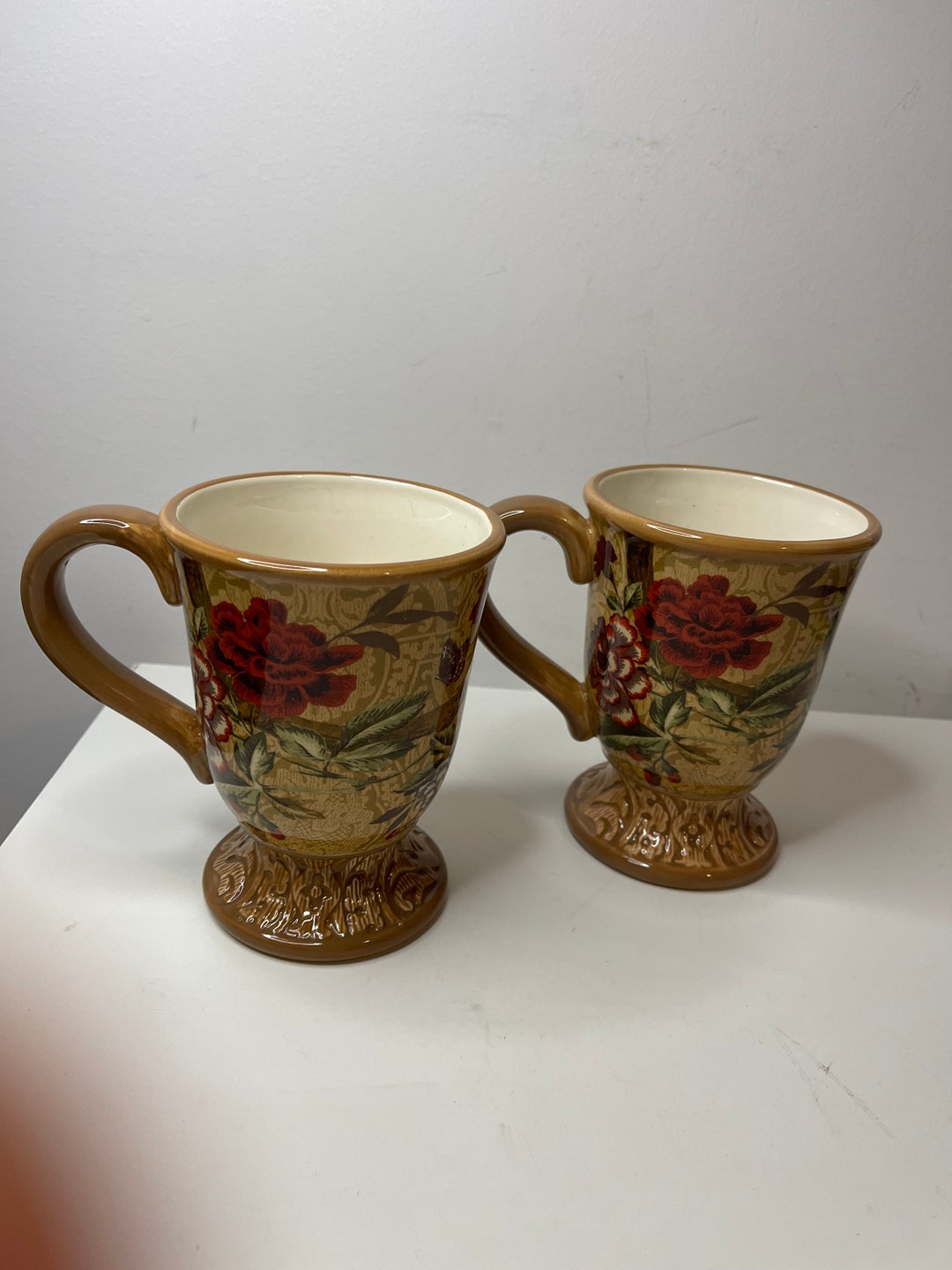 Raymond Waites Certified International Renaissance Pattern Mug Set of 2 ...