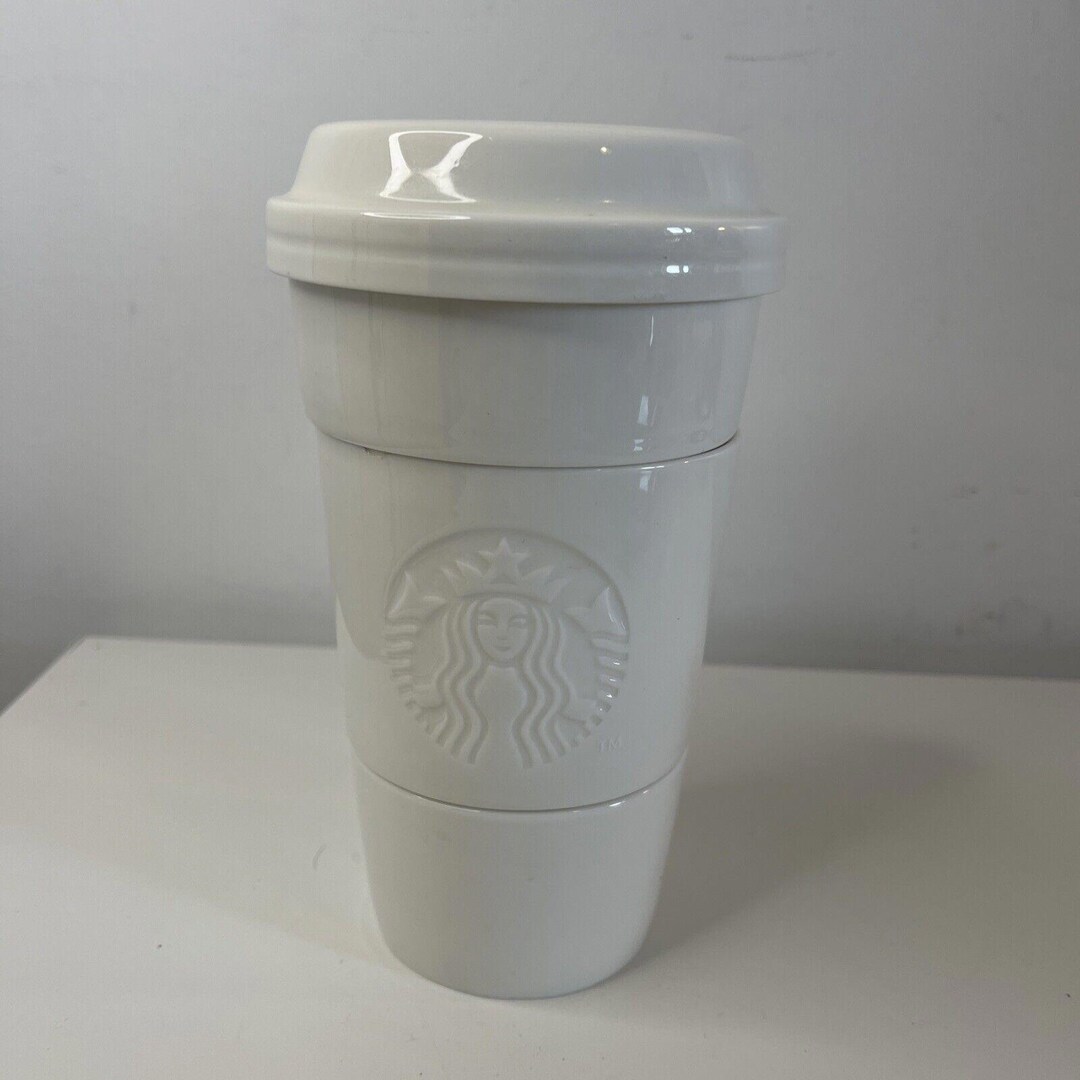 Starbucks Stacking Measuring Cups Set 2012 Stacks to Form Coffee Cup ...