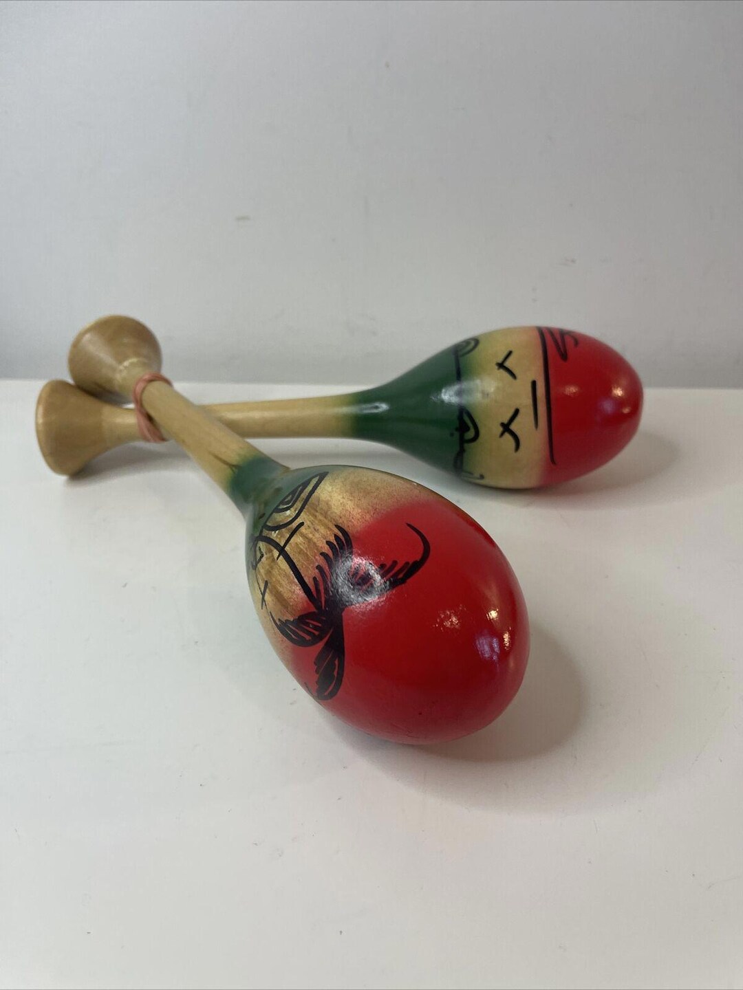 Vintage Set of Wooden Maracas Hawaiian Palm Trees /shakers/collectible ...