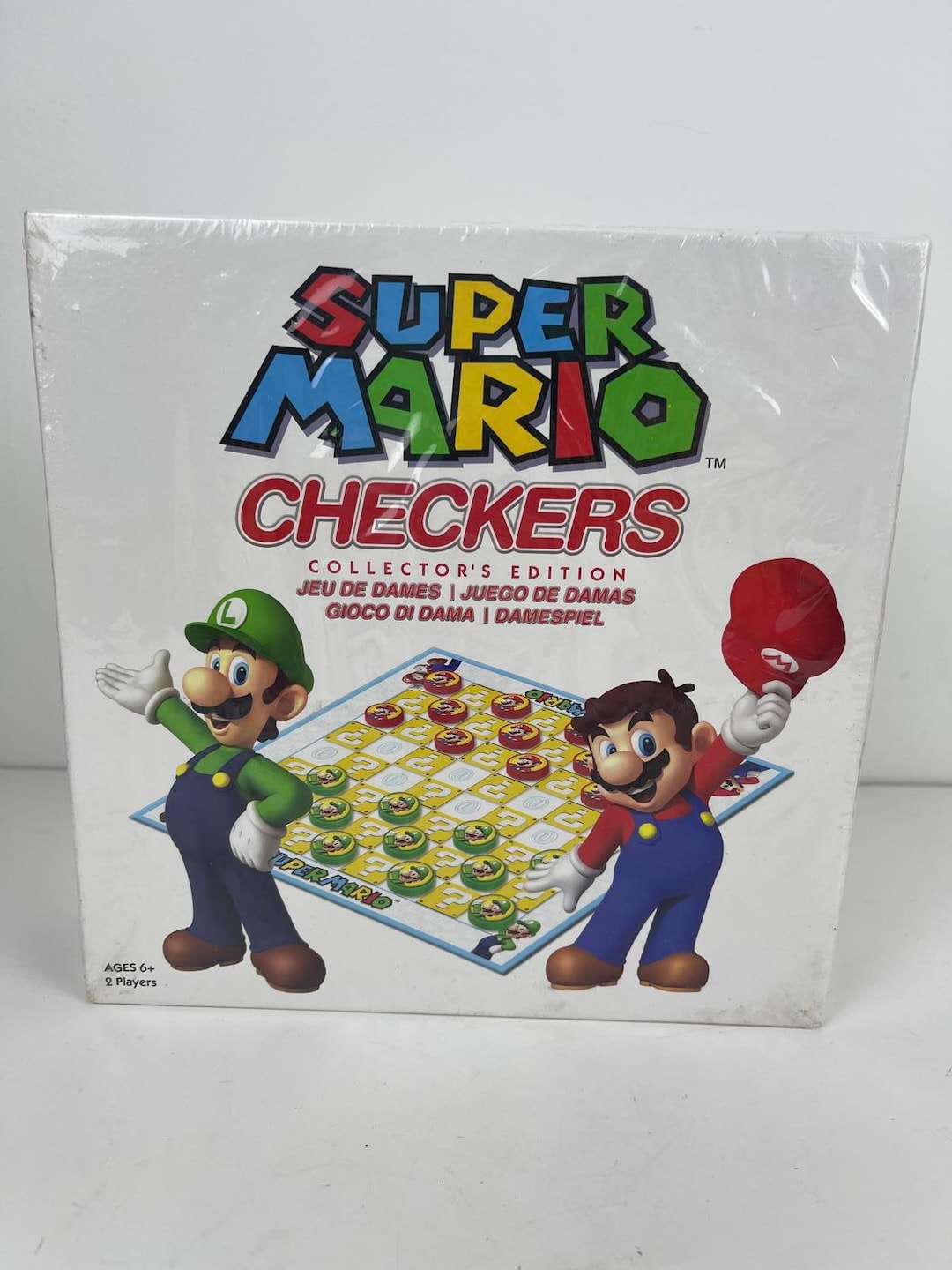 Super Mario Brothers Checkers Collectors Edition 2012 Nintendo - Etsy