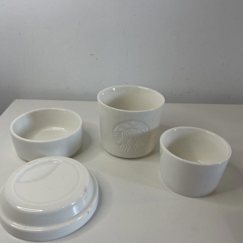Starbucks Stacking Measuring Cups Set 2012 Stacks to Form Coffee Cup ...