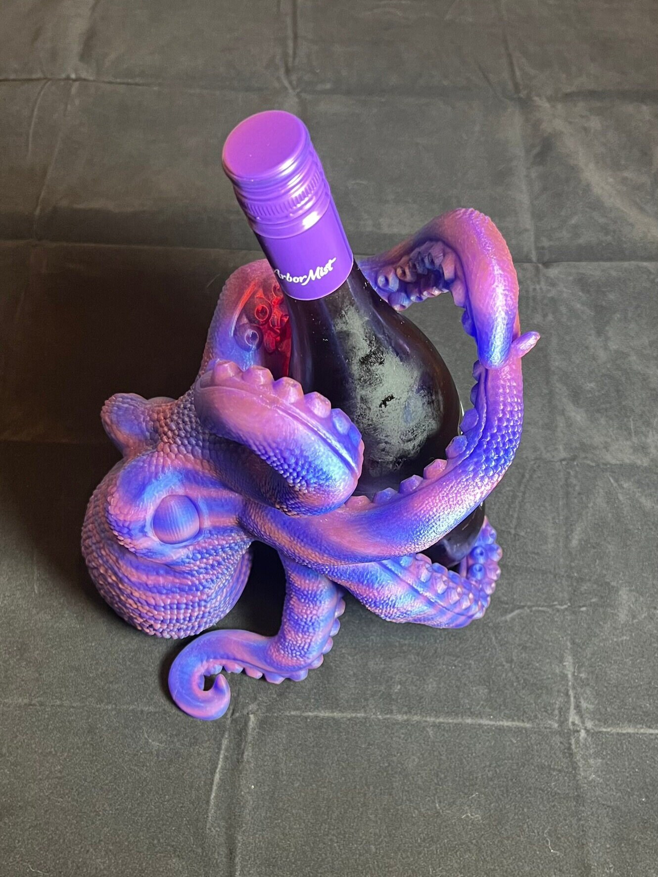 Bordeaux, Octopus Wine Holder 3D Printed Octopus Unique Nautical Wine ...